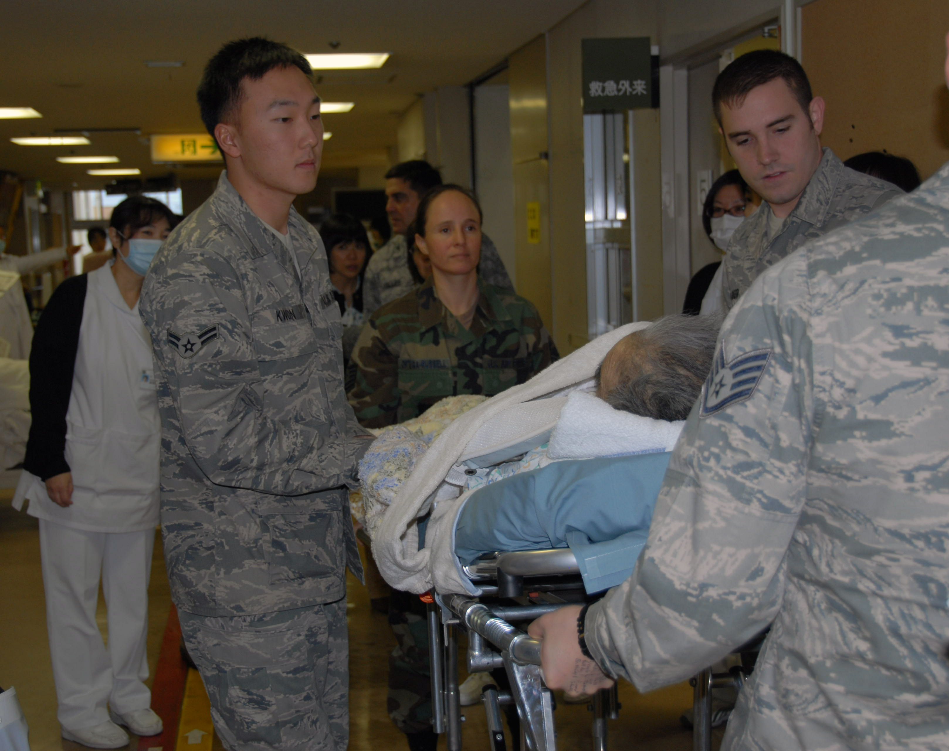 Misawa Air Base Assists in Patient Transfer