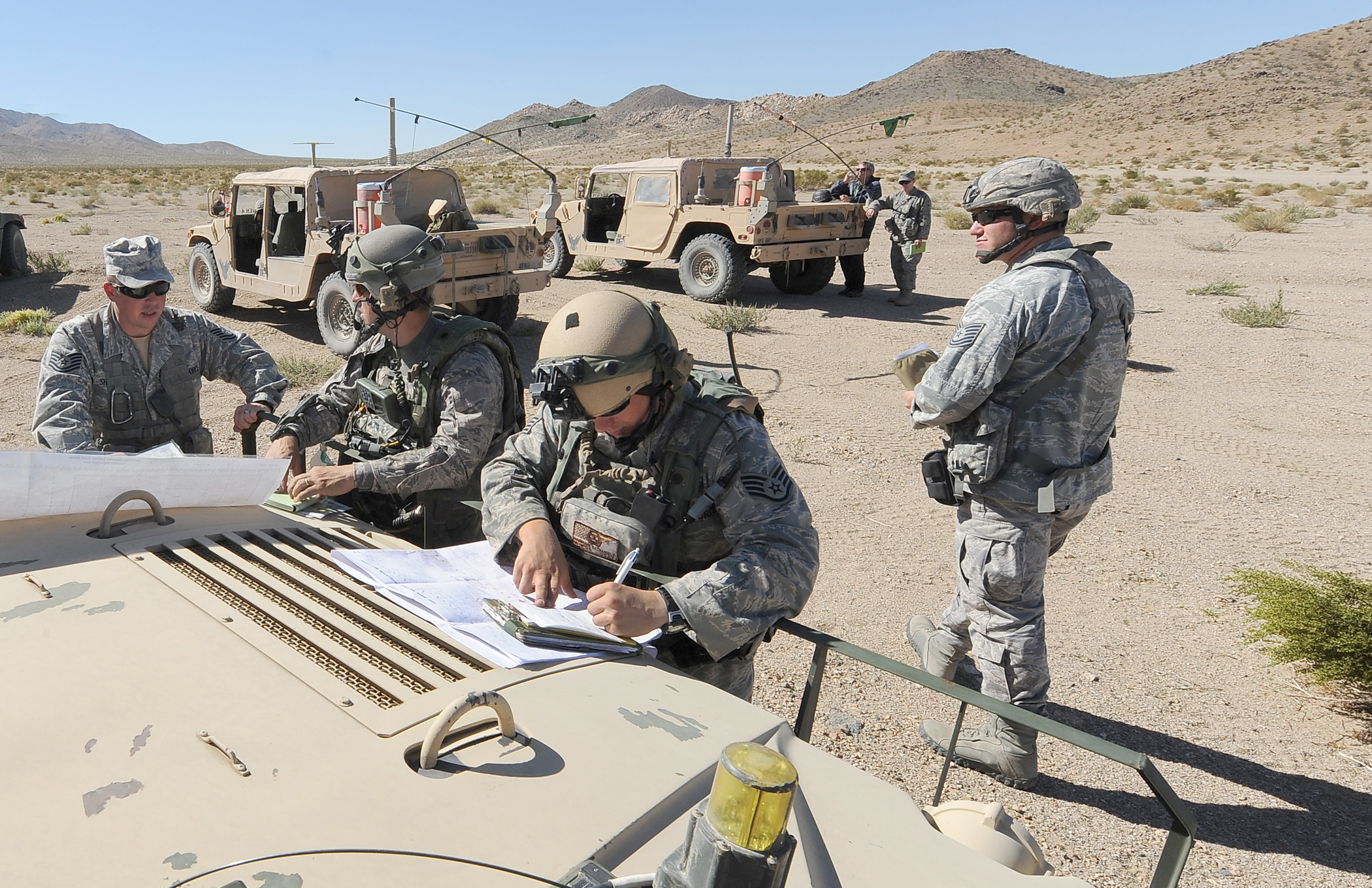 Combat training scenario