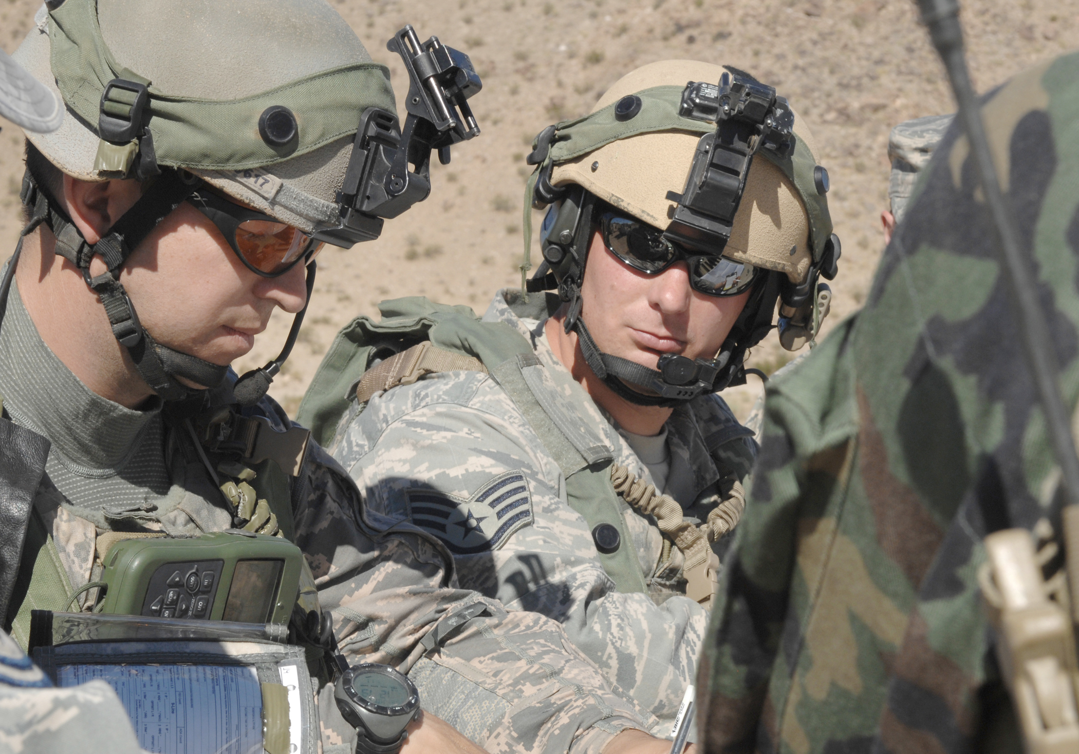 Combat training scenario