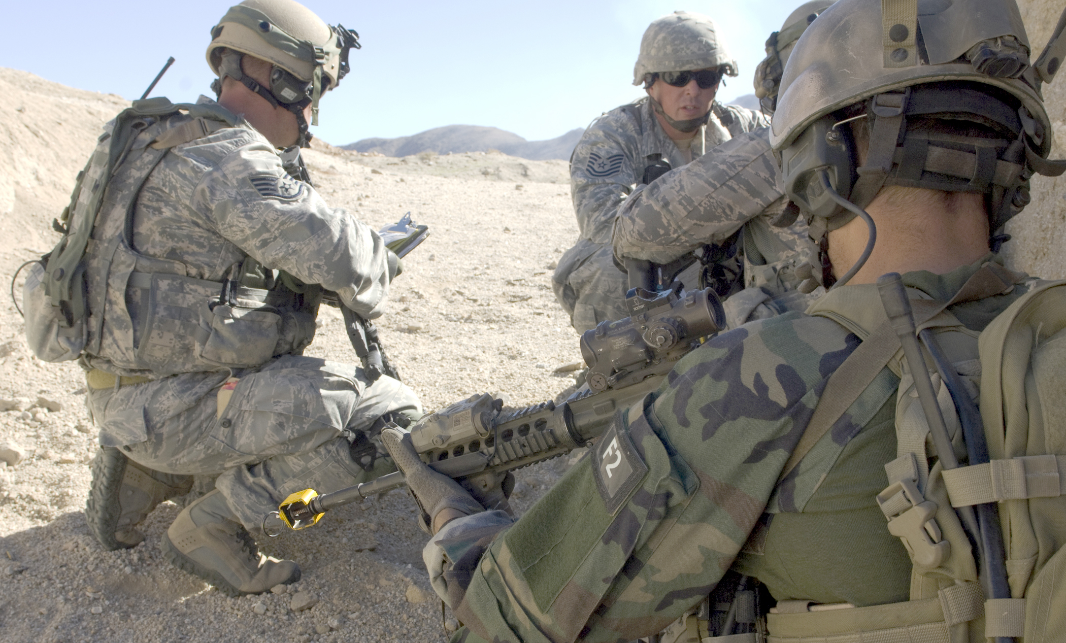 Combat training scenario