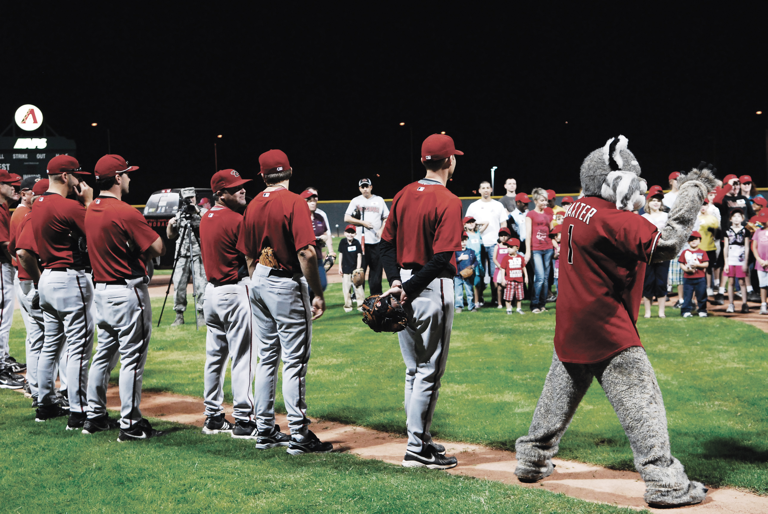 Arizona Diamondbacks say "Let's play ball!" > Luke Air Force Base ...