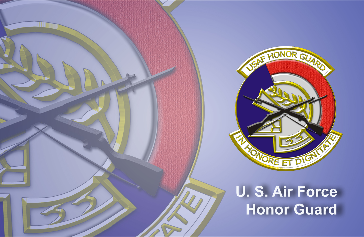 U.S. Air Force Honor Guard fact sheet banner