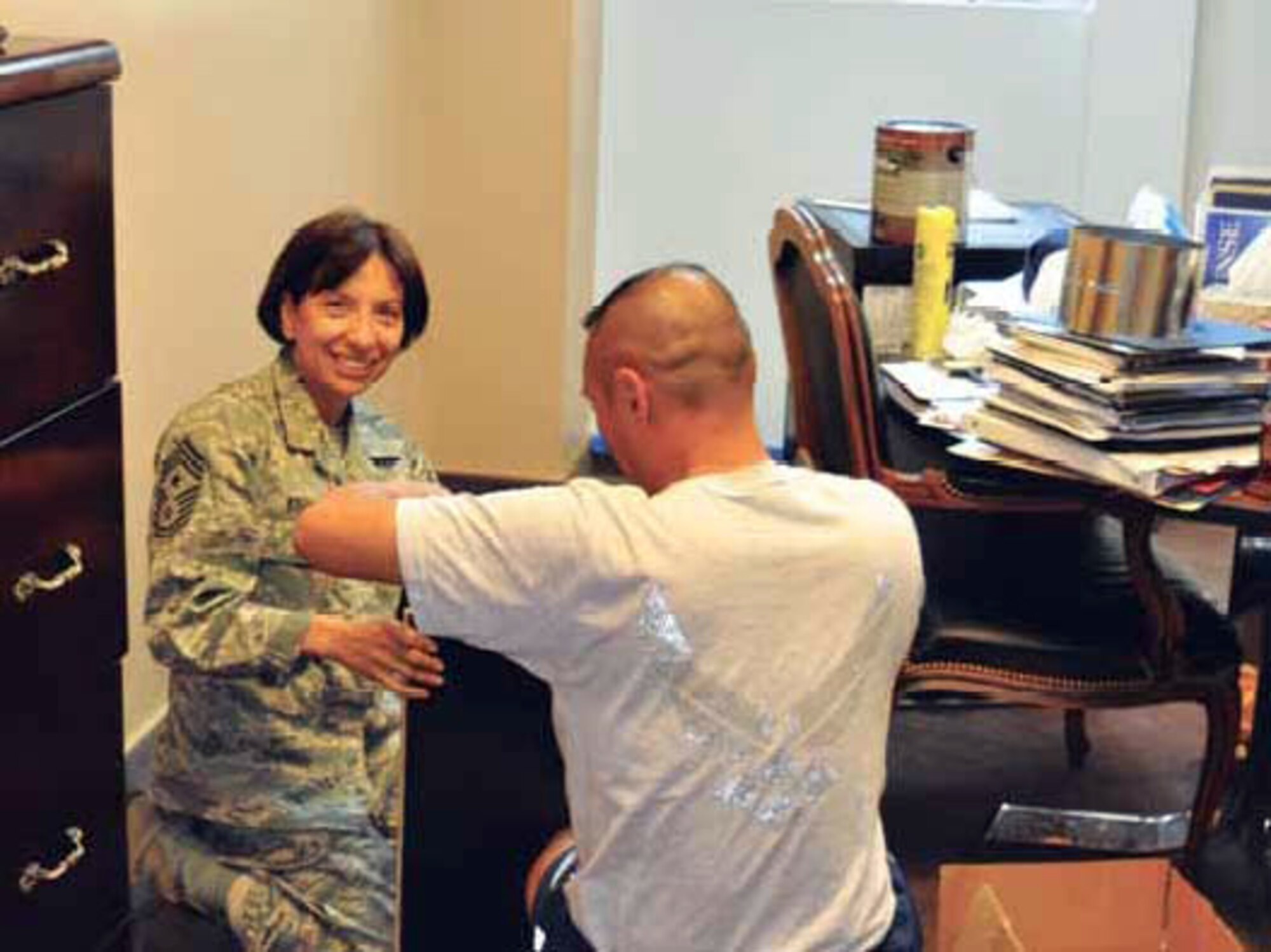 Command chief settles into her new position > March Air Reserve Base ...