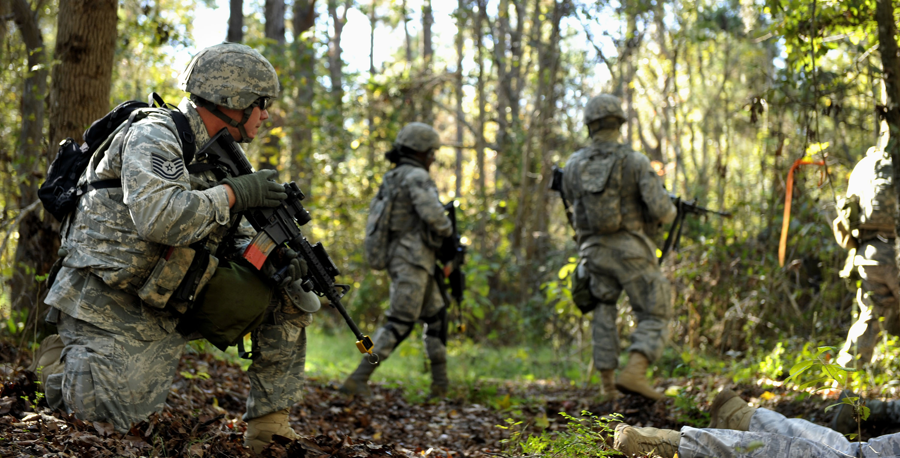 Security forces patrol engages simulated enemy > Air Combat Command ...