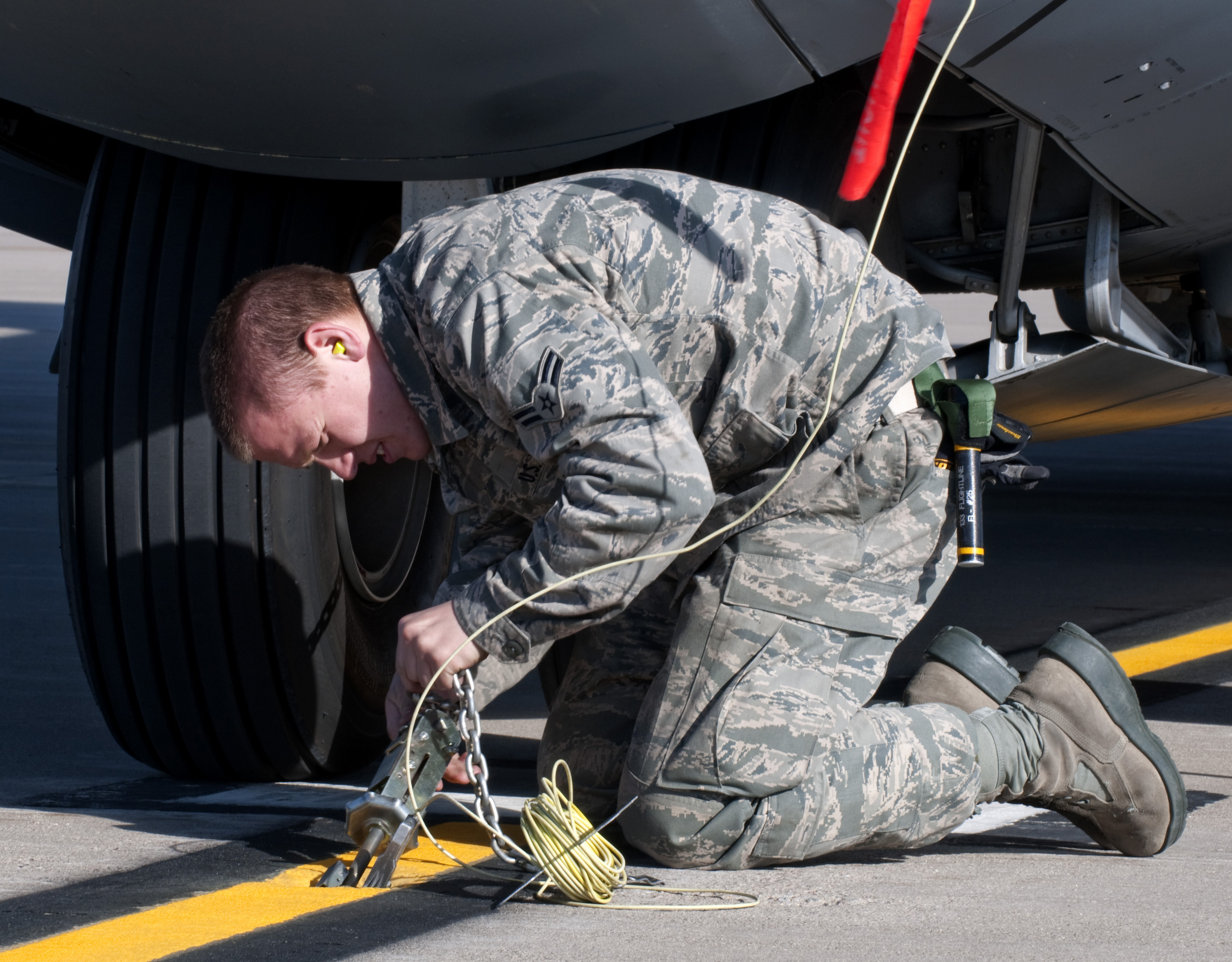 Herc Secured after flight