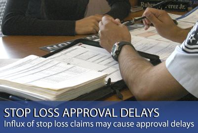 Influx of stop loss claims may cause approval delays > Air Force ...