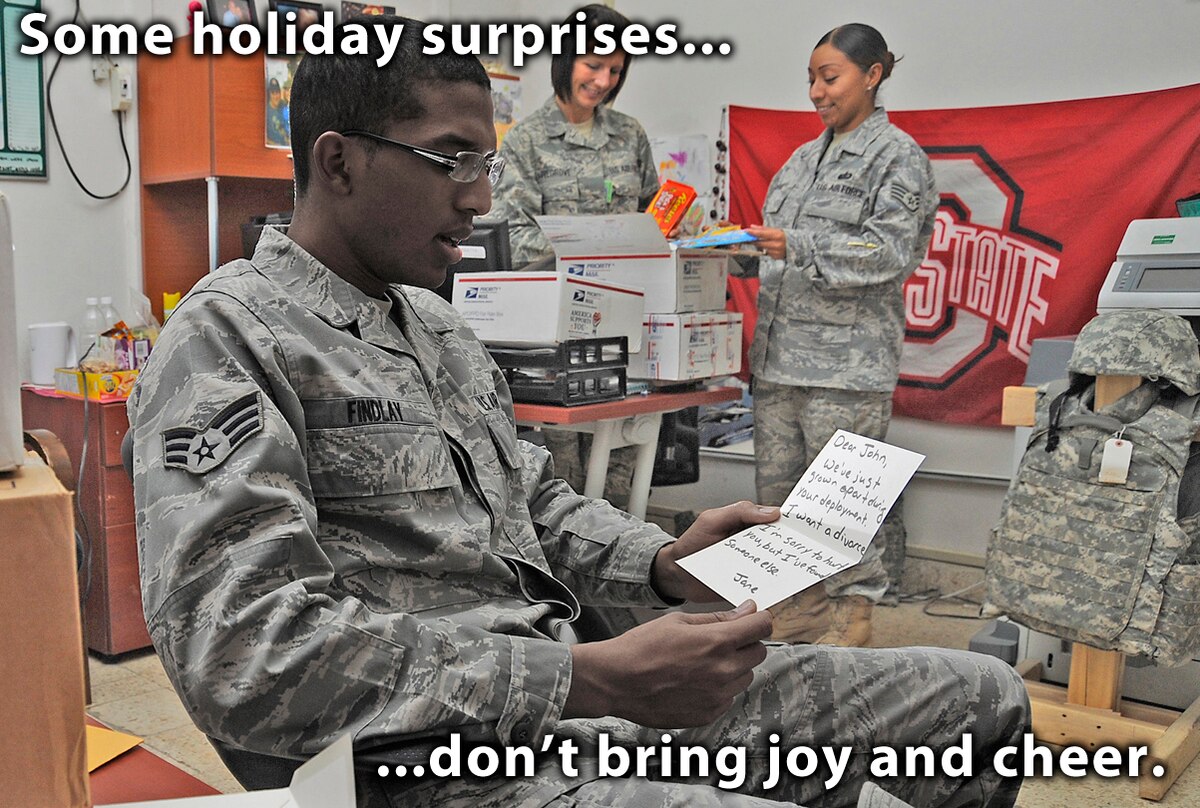 Fight against holiday depression > Air Force > Article Display