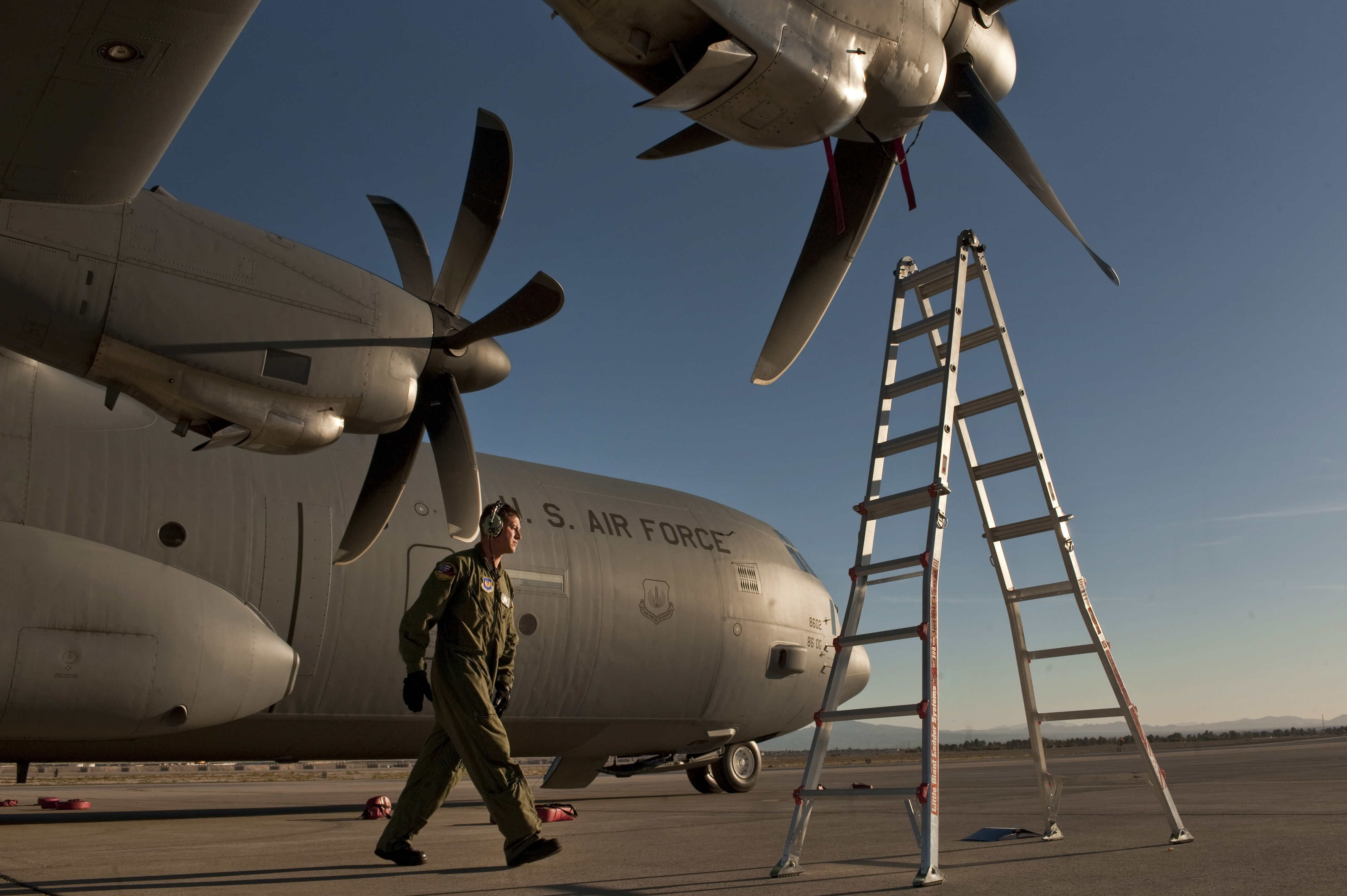 Air Force cargo aircraft gather at Nellis for large-scale mobility exercise