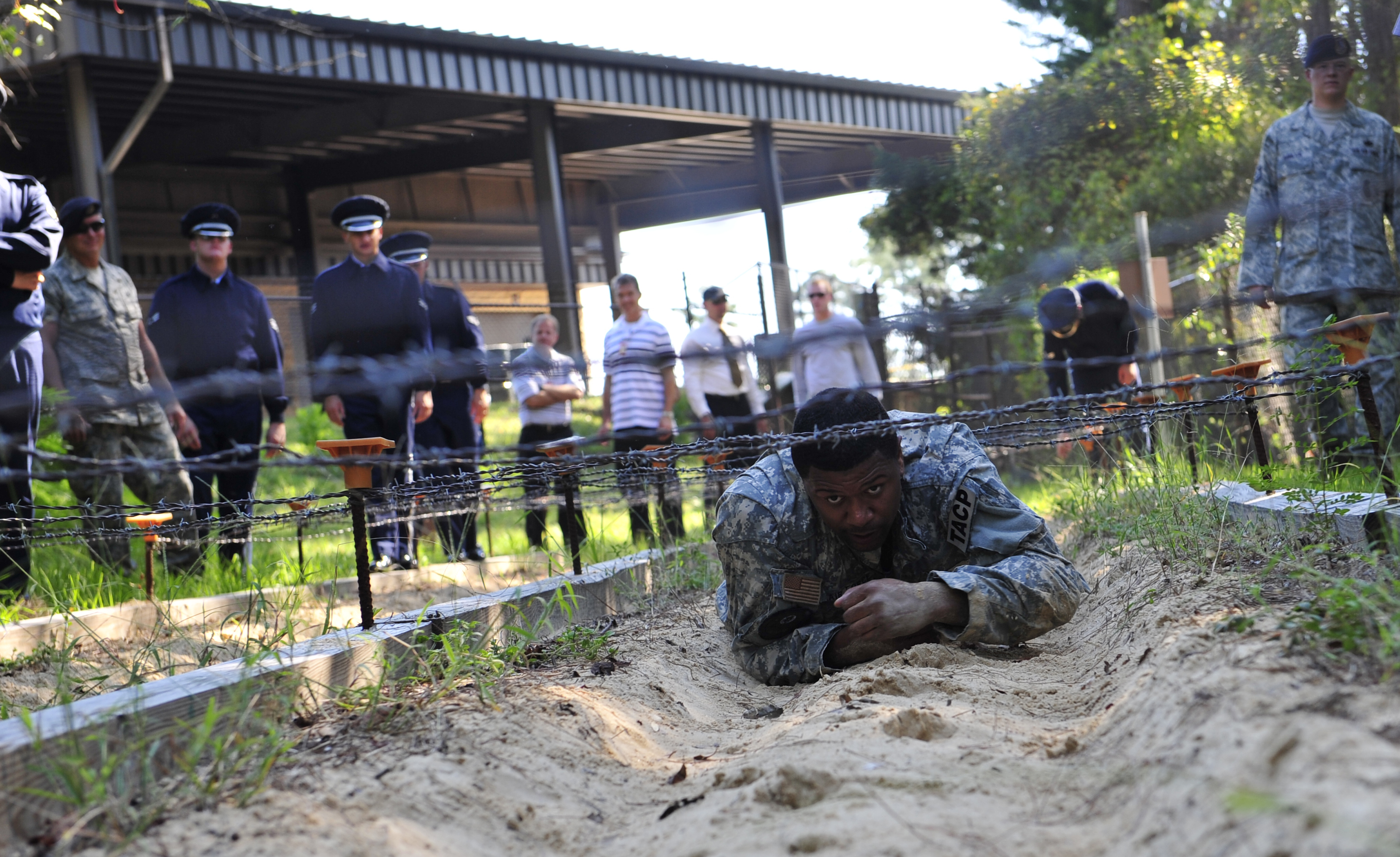 ESPN crew broadcast, shoot and low-crawl > Air Force Special Operations ...