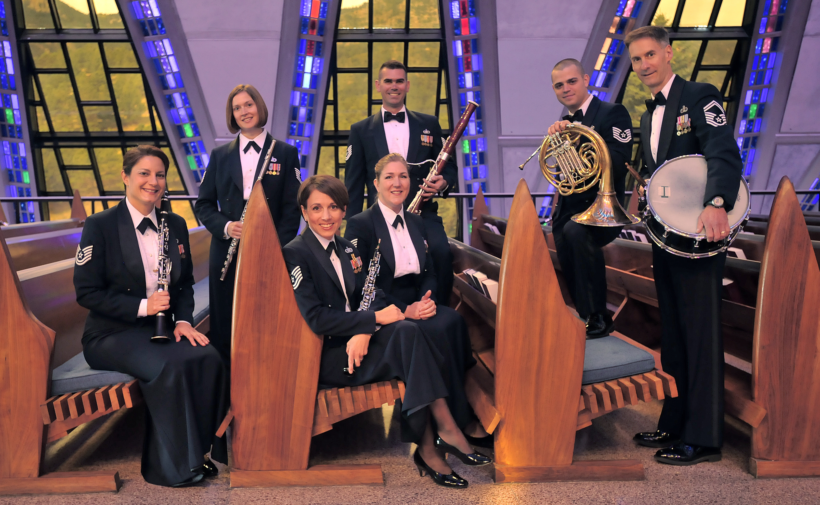 The USAF Academy Band Academy winds