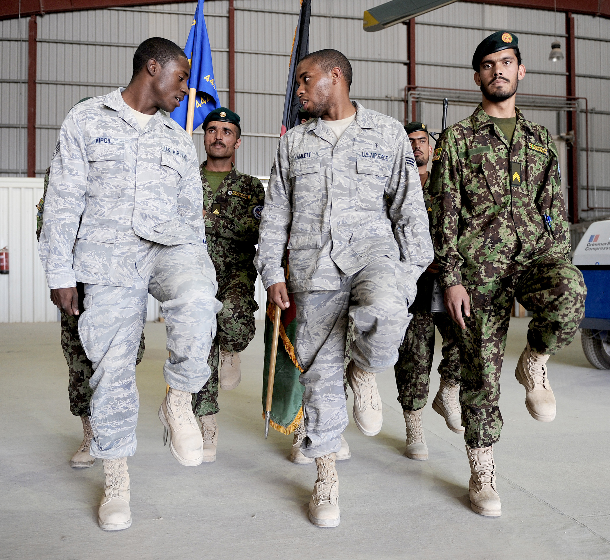 Afghan honor guard