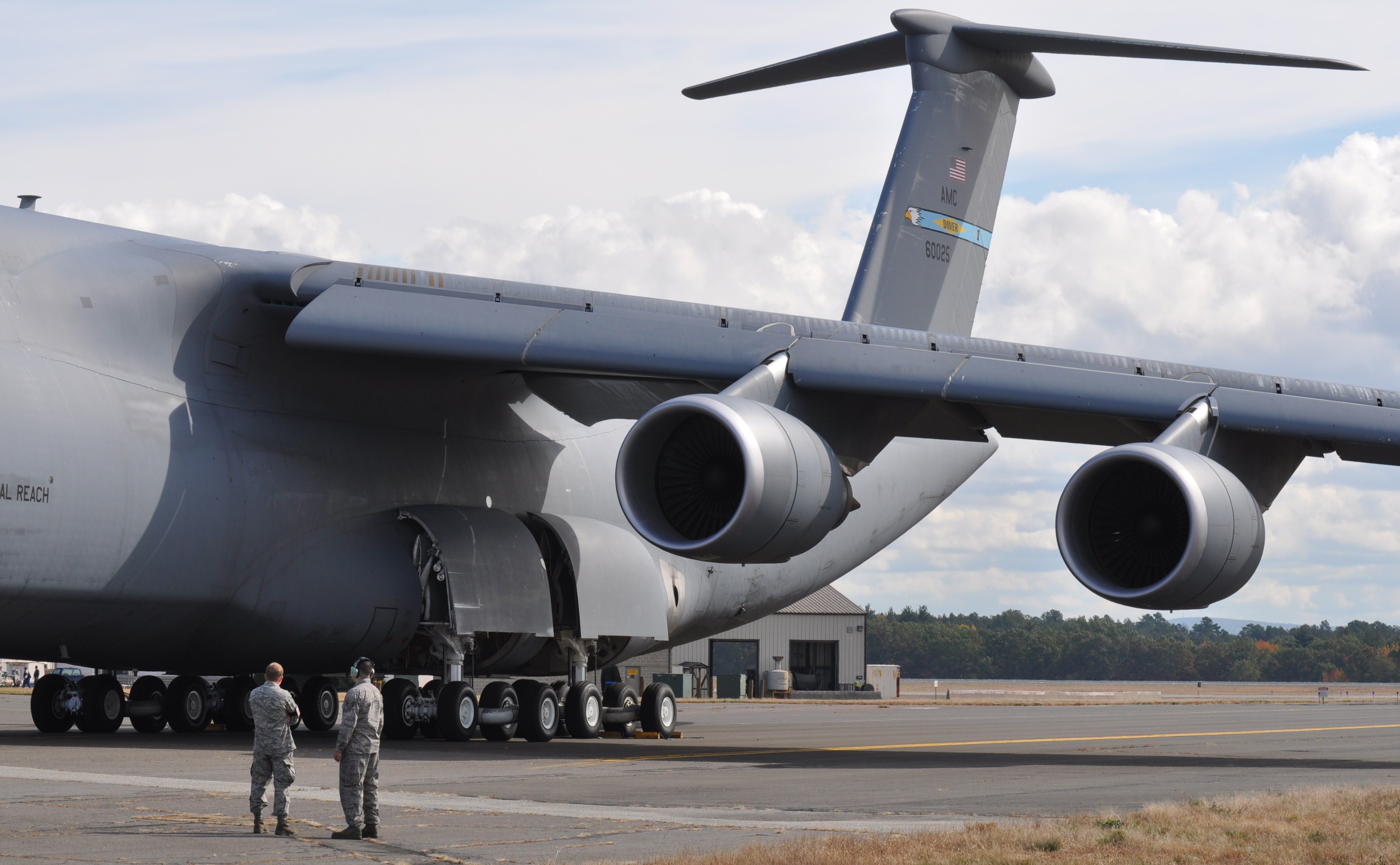C-5M arrives at Westover for first time