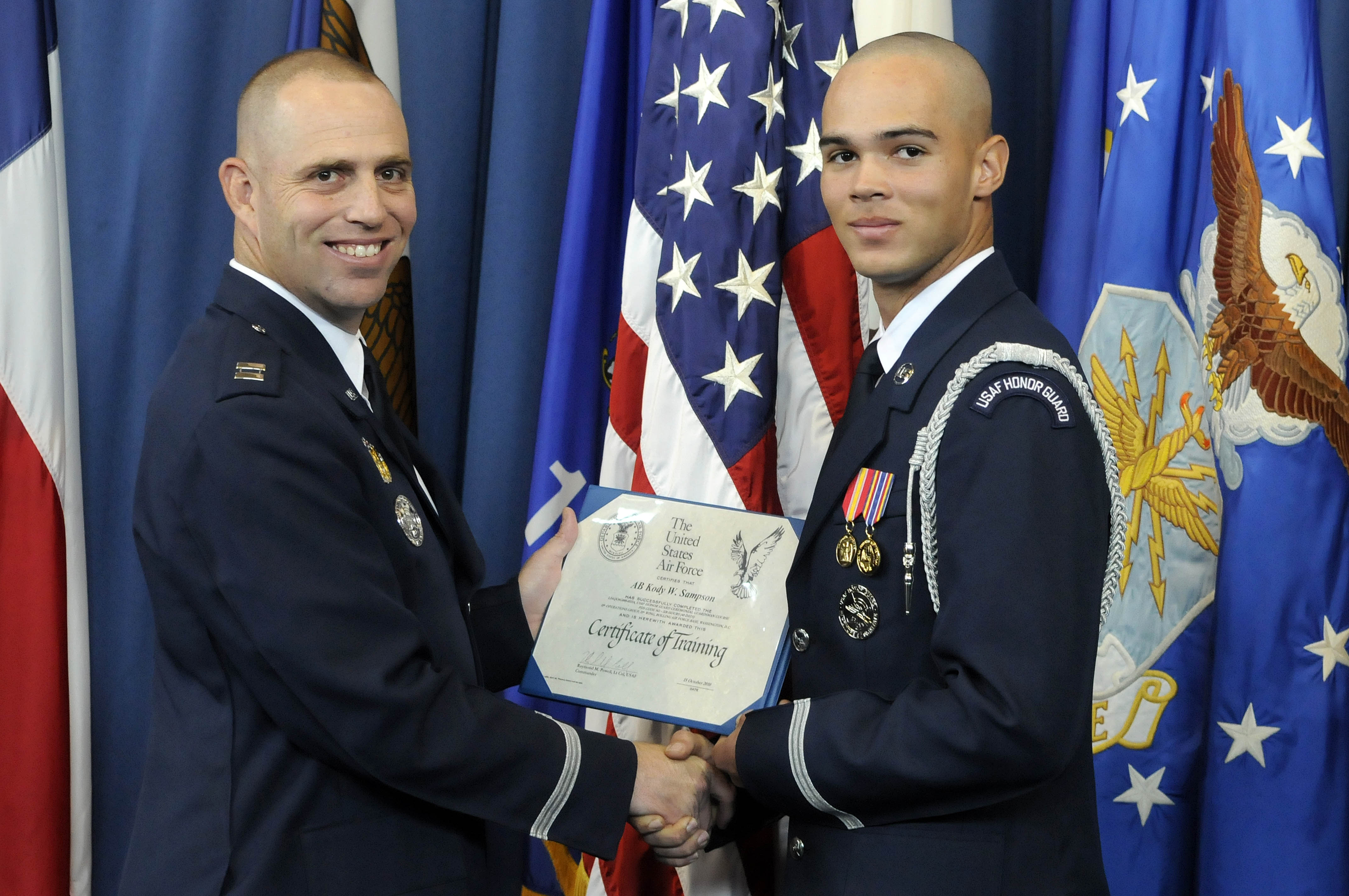 USAF Honor Guard Graduation