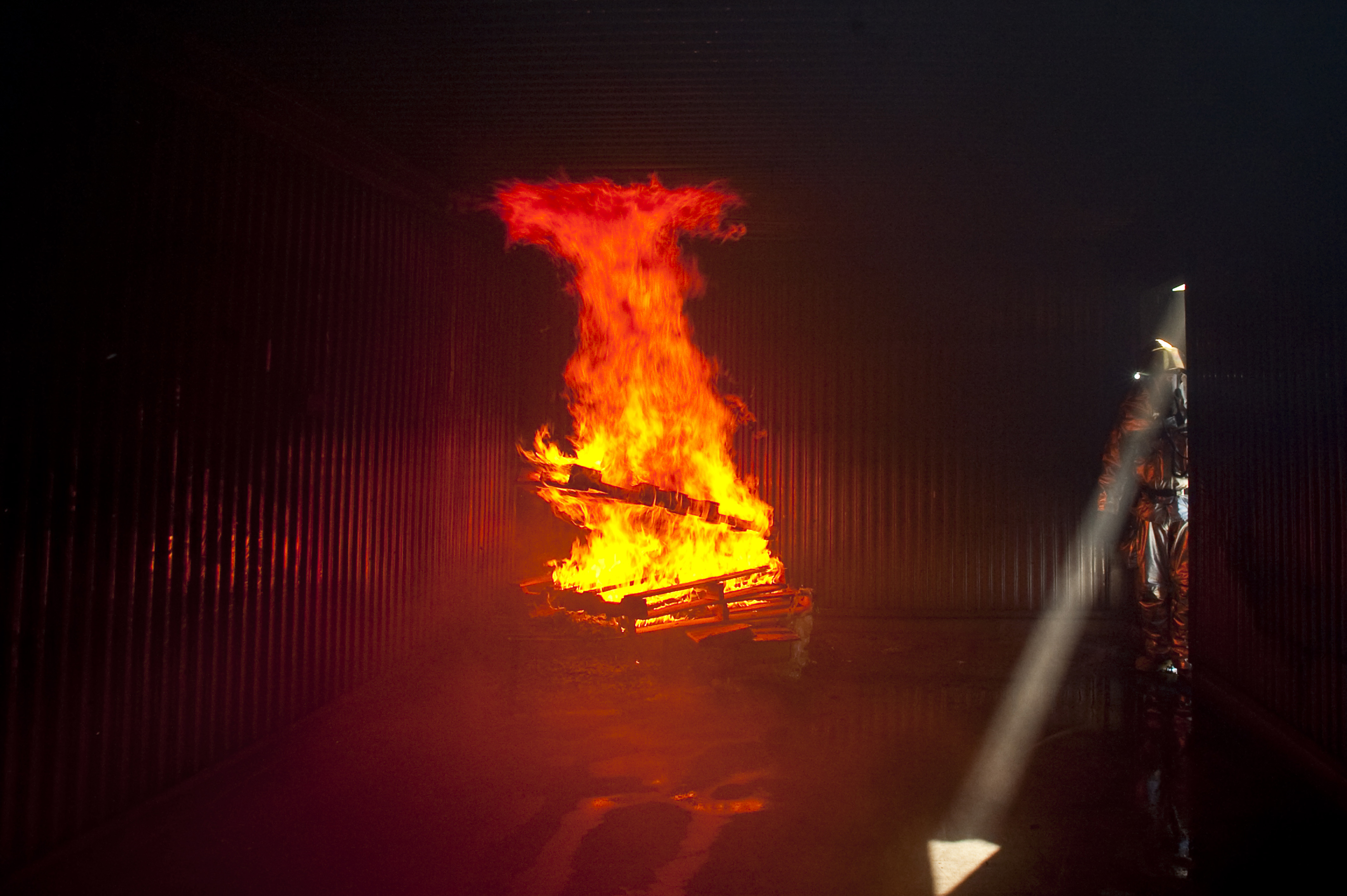 Senior leaders experience the burn of firefighting > Nellis Air Force ...