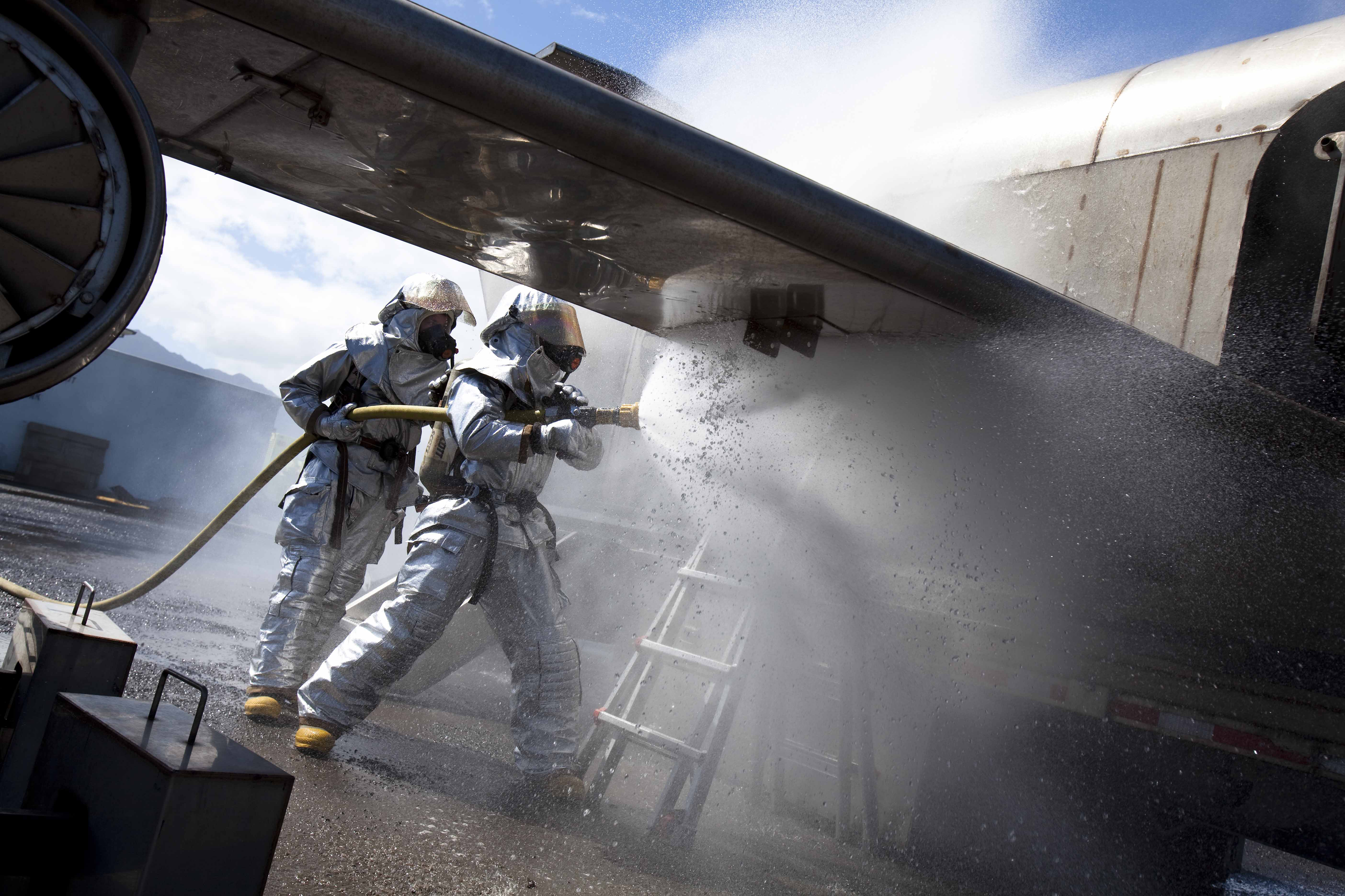 Spraying Saviors: Firefighters train to preserve lives, property ...