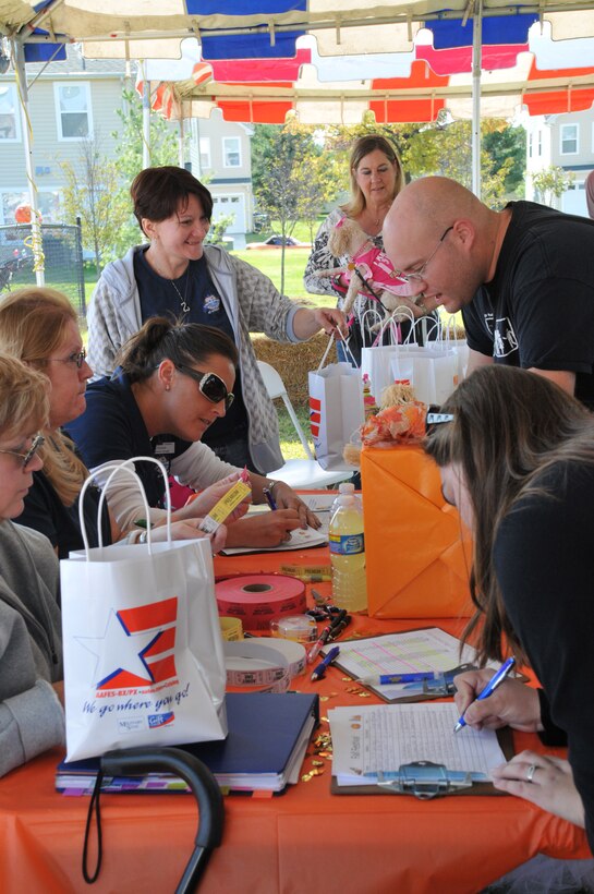 Families compete in costume contest during the 2010 Fall Fest