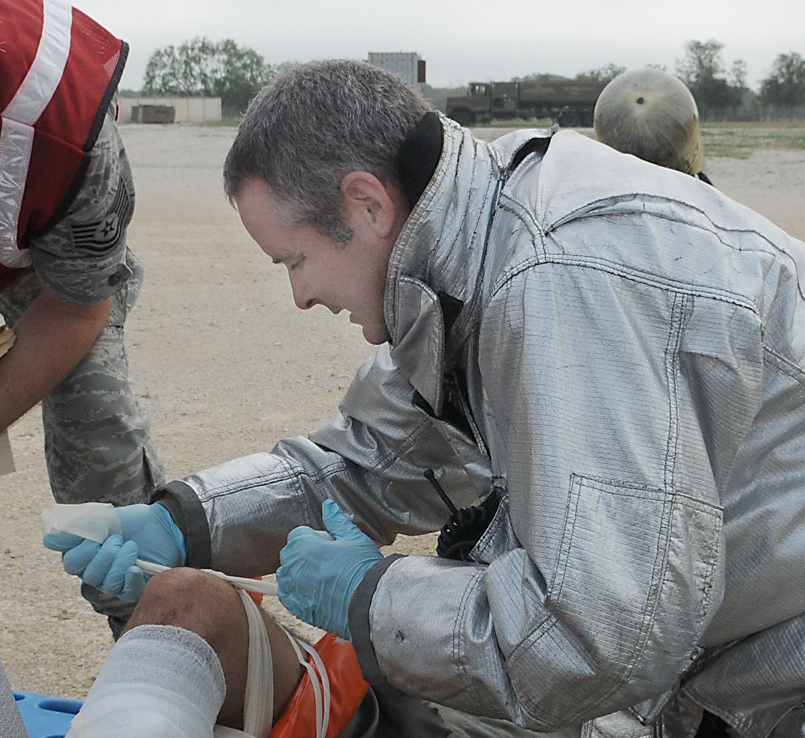 Aircraft accident first responder exercise