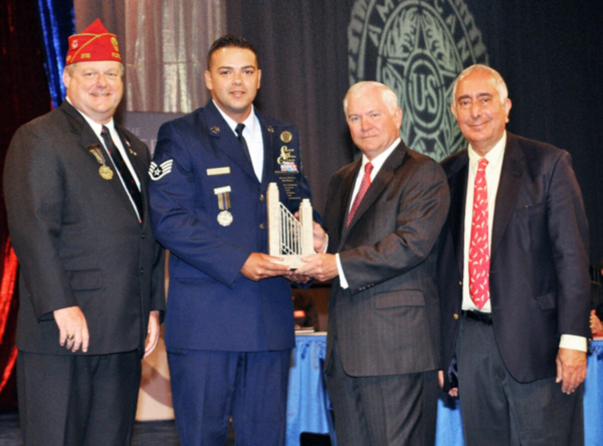 Air Force sergeant honored by American Legion for community service ...