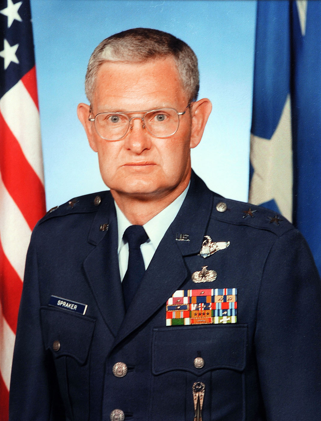 MAJOR GENERAL RALPH E. SPRAKER > Air Force > Biography Display