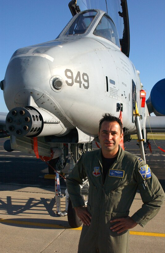 U.S. Air Force Capt. Bill Zutell, an A-10 Thunderbolt II aircraft pilot ...