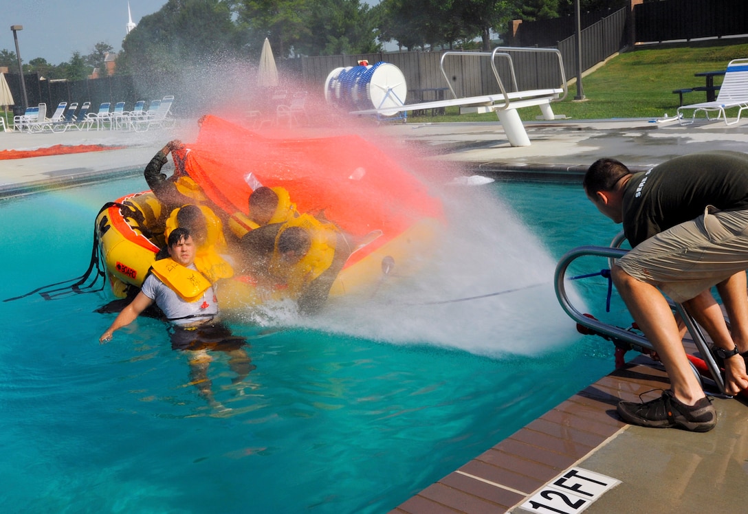 SERE water survival training, mission essential