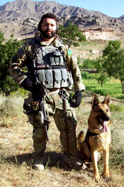 Andersen Dog Handler awarded Combat Action Medal