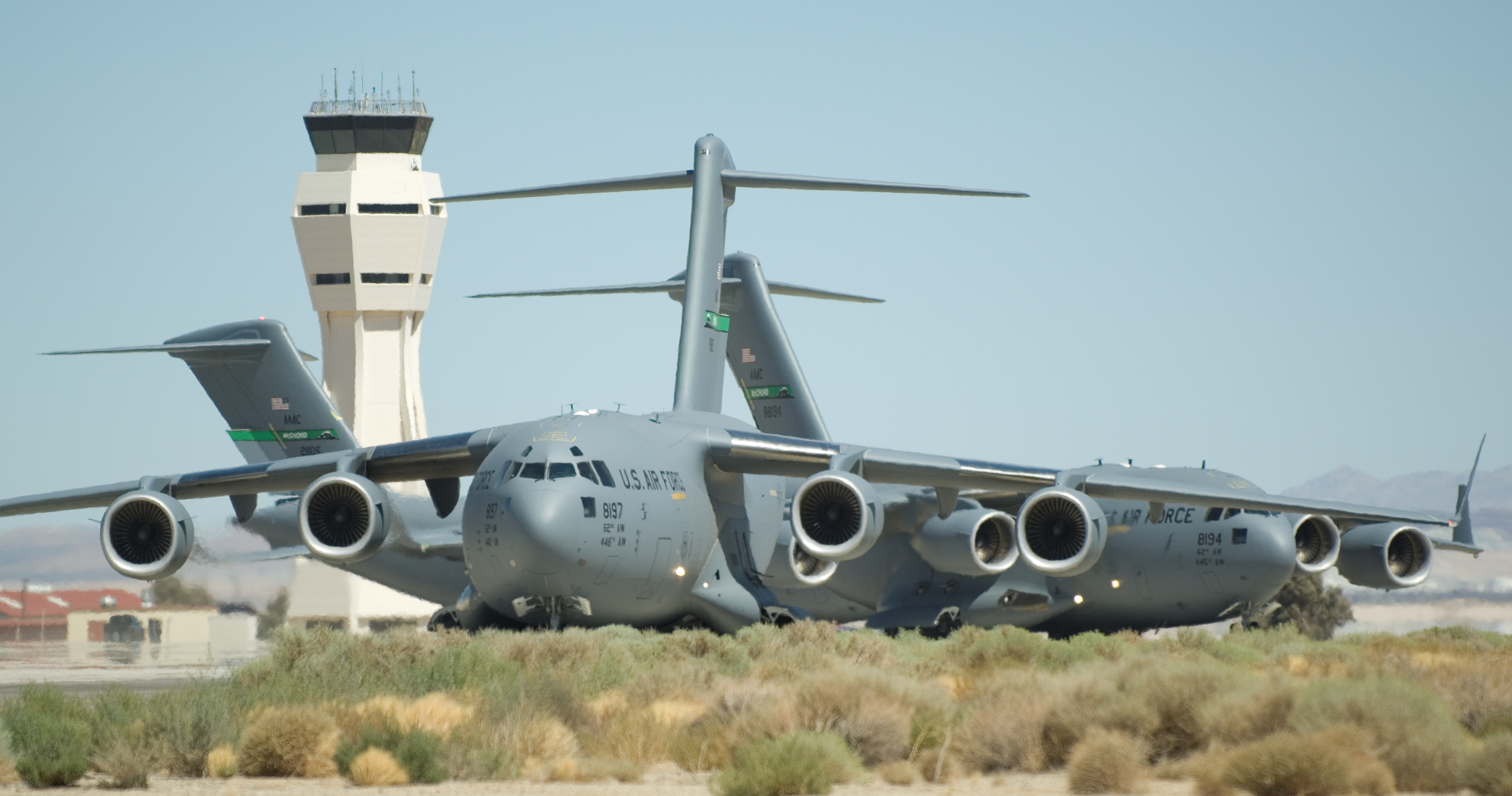 Seven C-17s participate in formation flight testing > Edwards Air Force ...