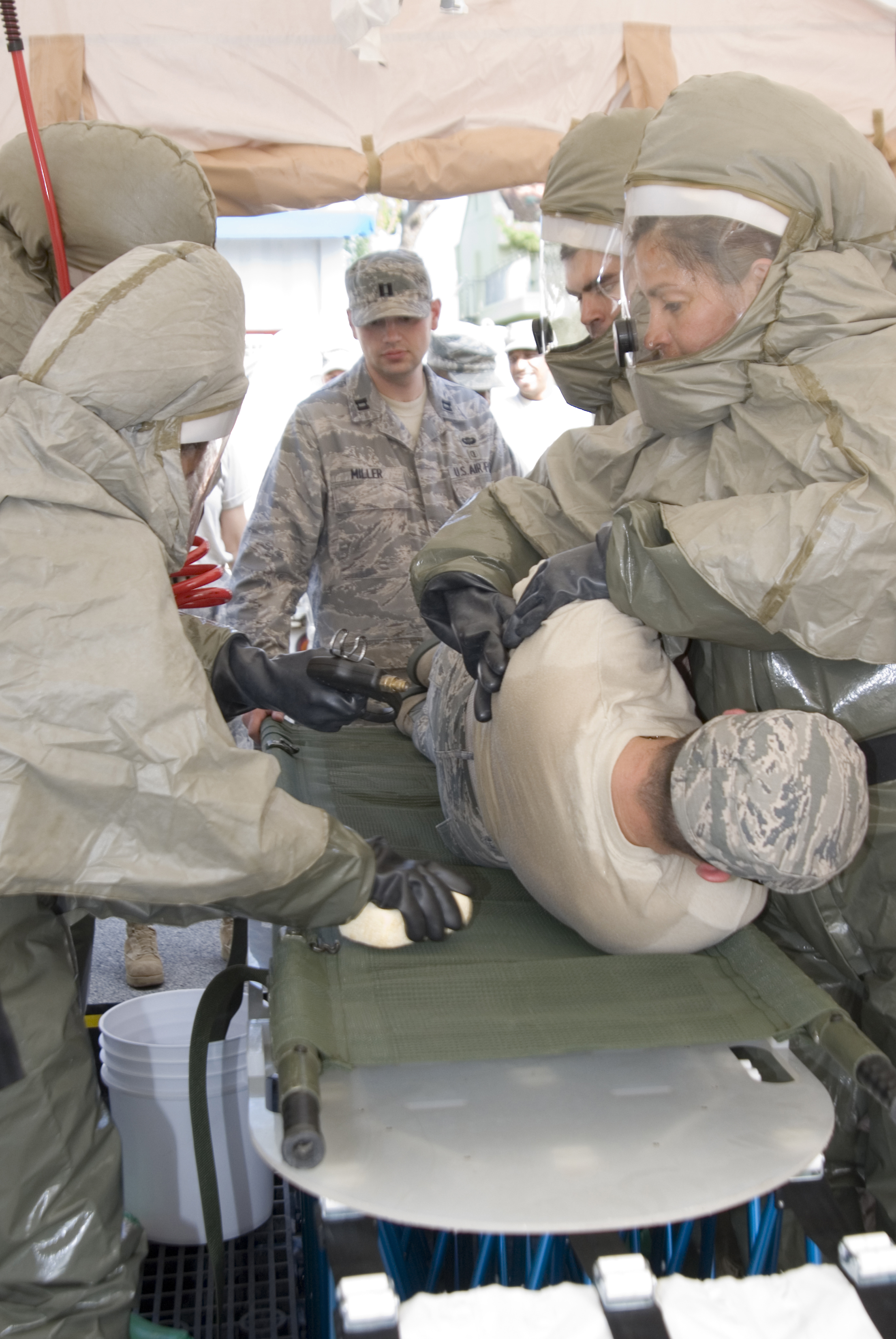8th Medical Group practices chemical decontamination response > Pacific ...