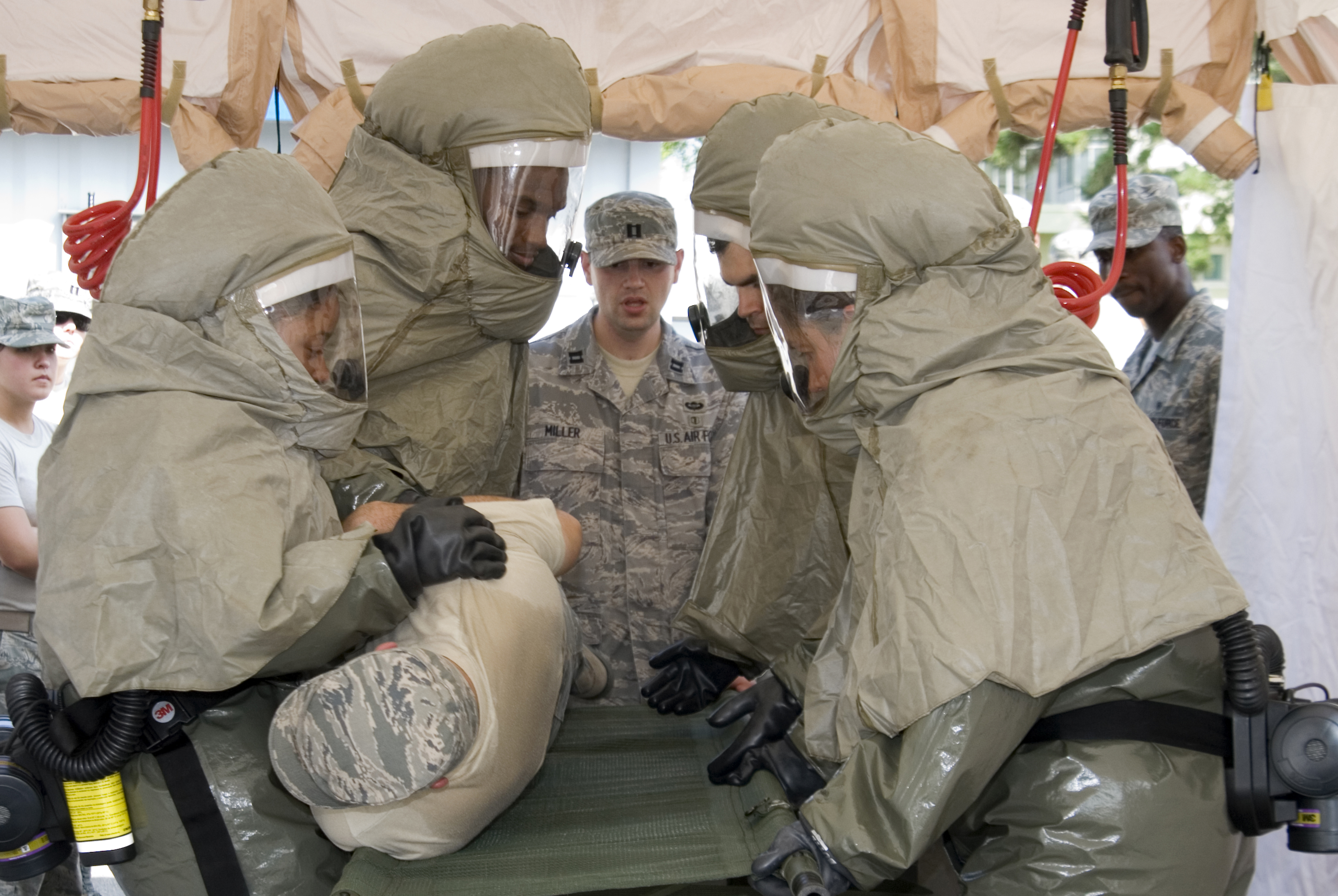 8th Medical Group practices chemical decontamination response > Pacific ...