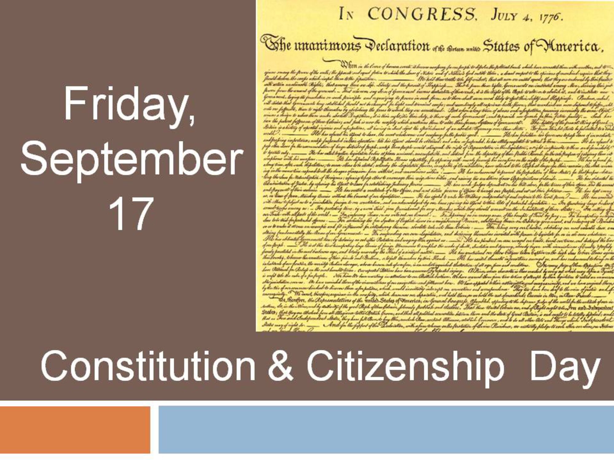 Friday is Constitution & Citizenship Day > Grissom Air Reserve Base ...