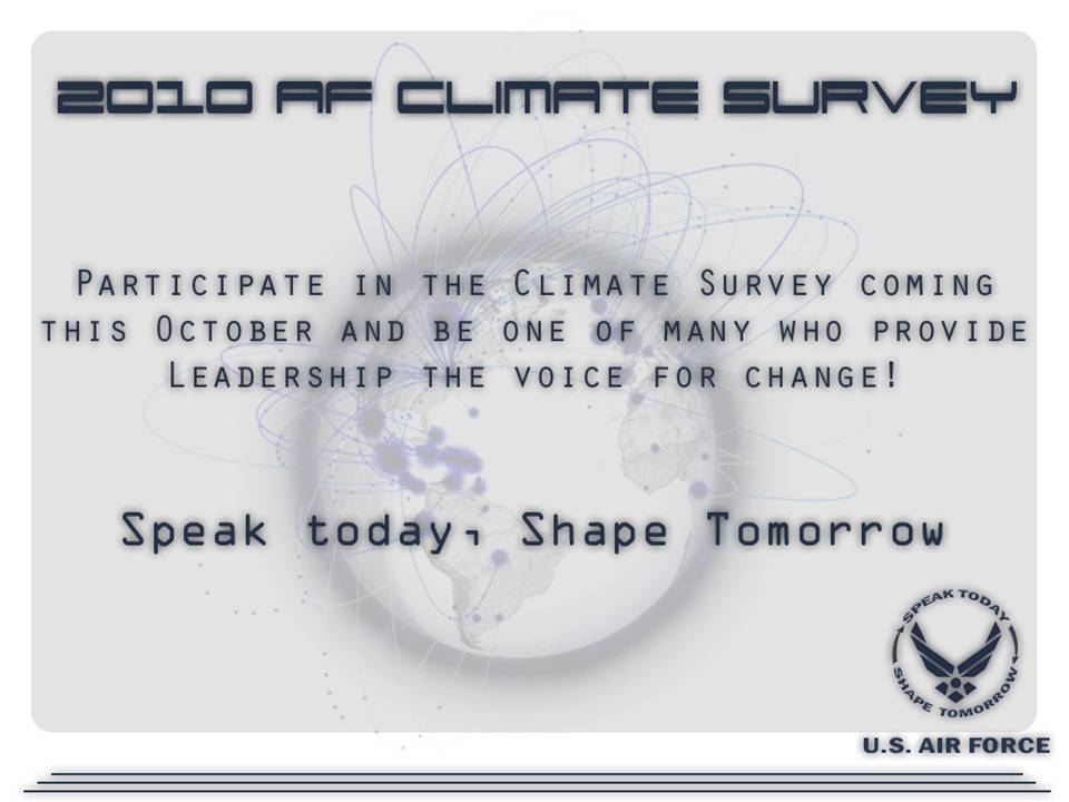 2010 Af Climate Survey