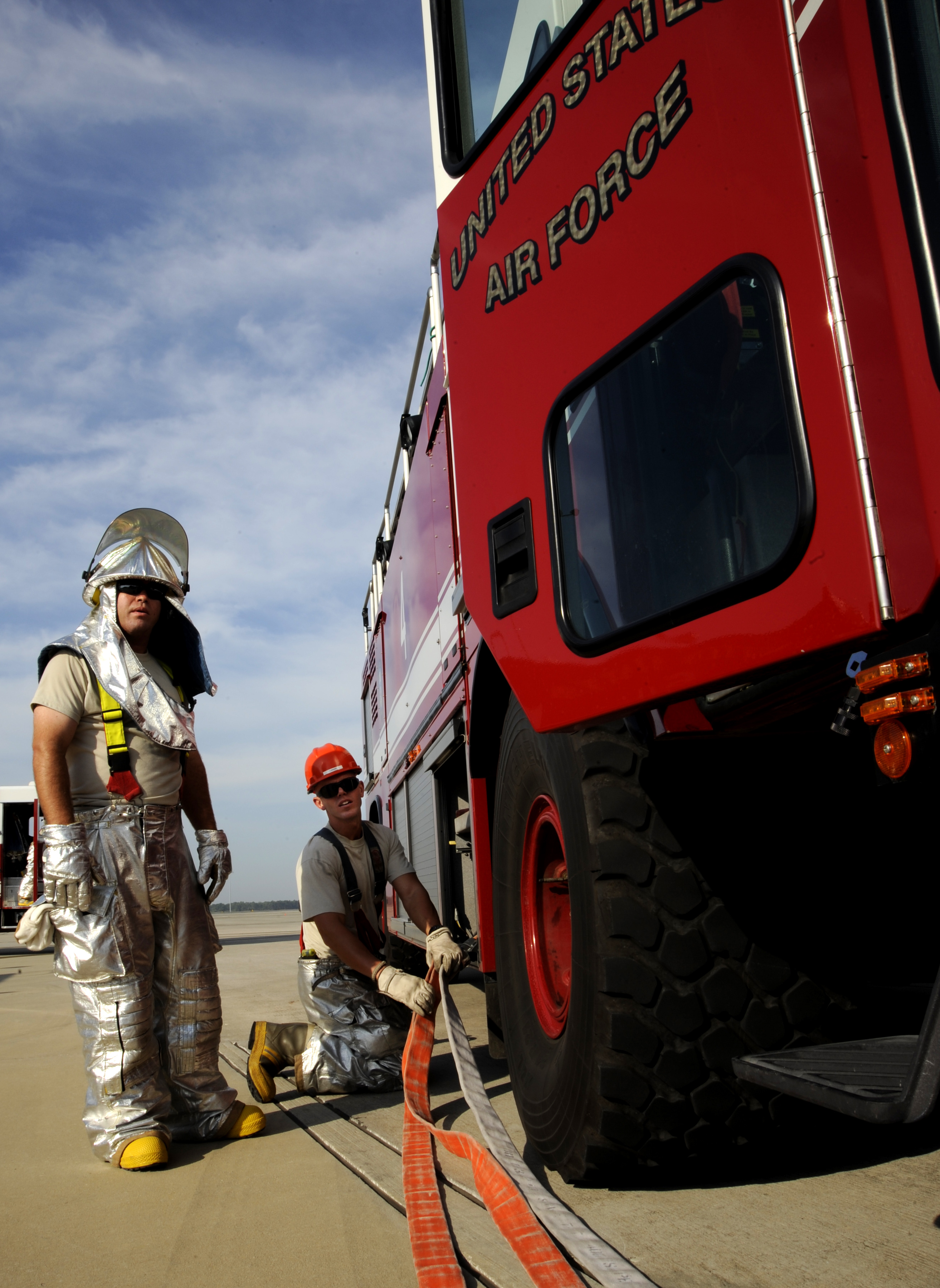 MacDill Fire Department Aircraft Fire Training