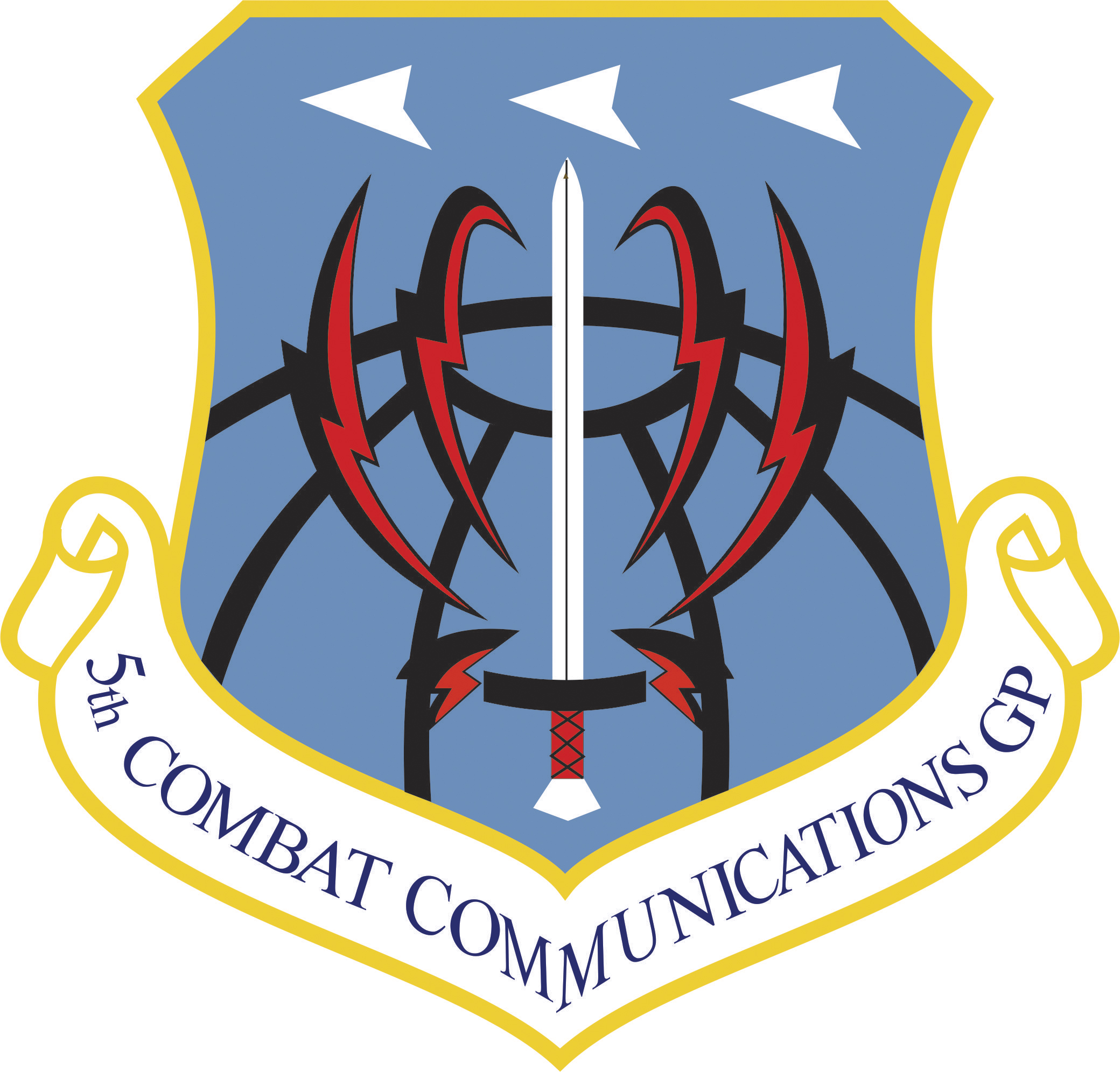 5th Combat Communications Group Shield