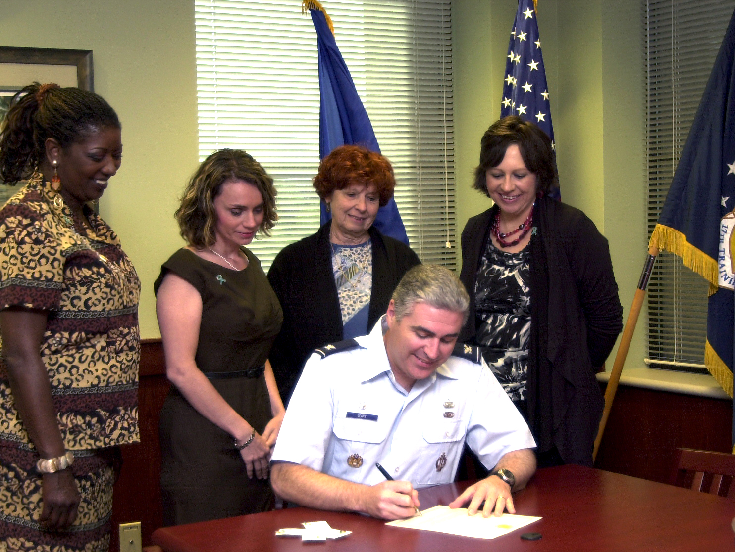 Commander signs April 2011 Joint Proclamation