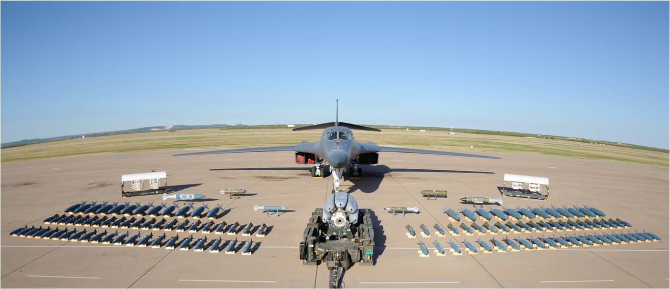 First-ever B-1 munitions capability layout