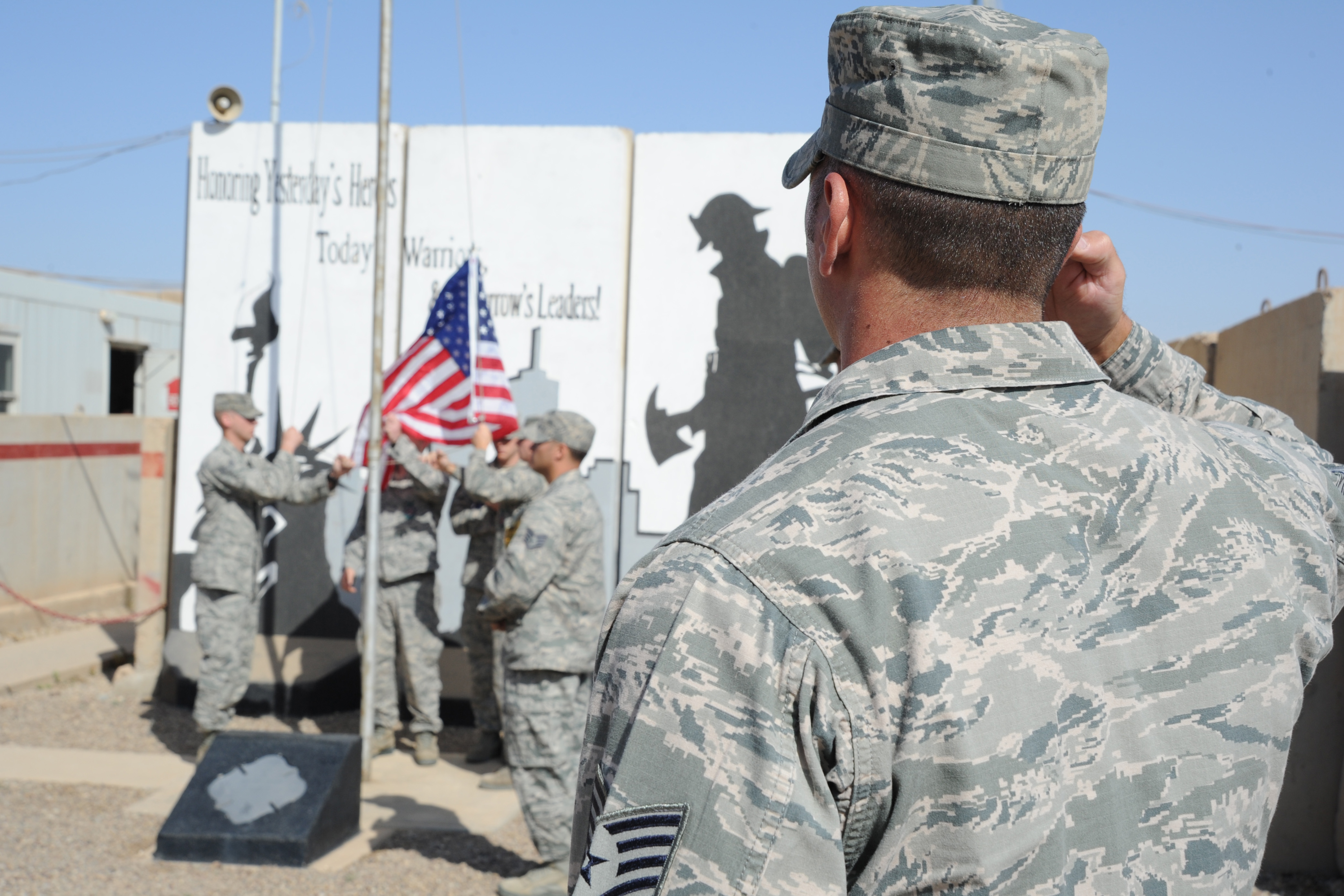 332nd ECES firefighters retire memorial plaque > U.S. Air Forces ...