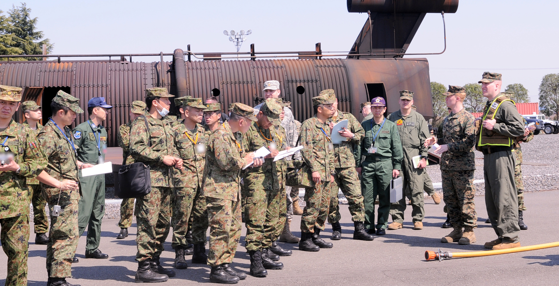Initial Response Force demonstrate their capabilities for JGSDF ...