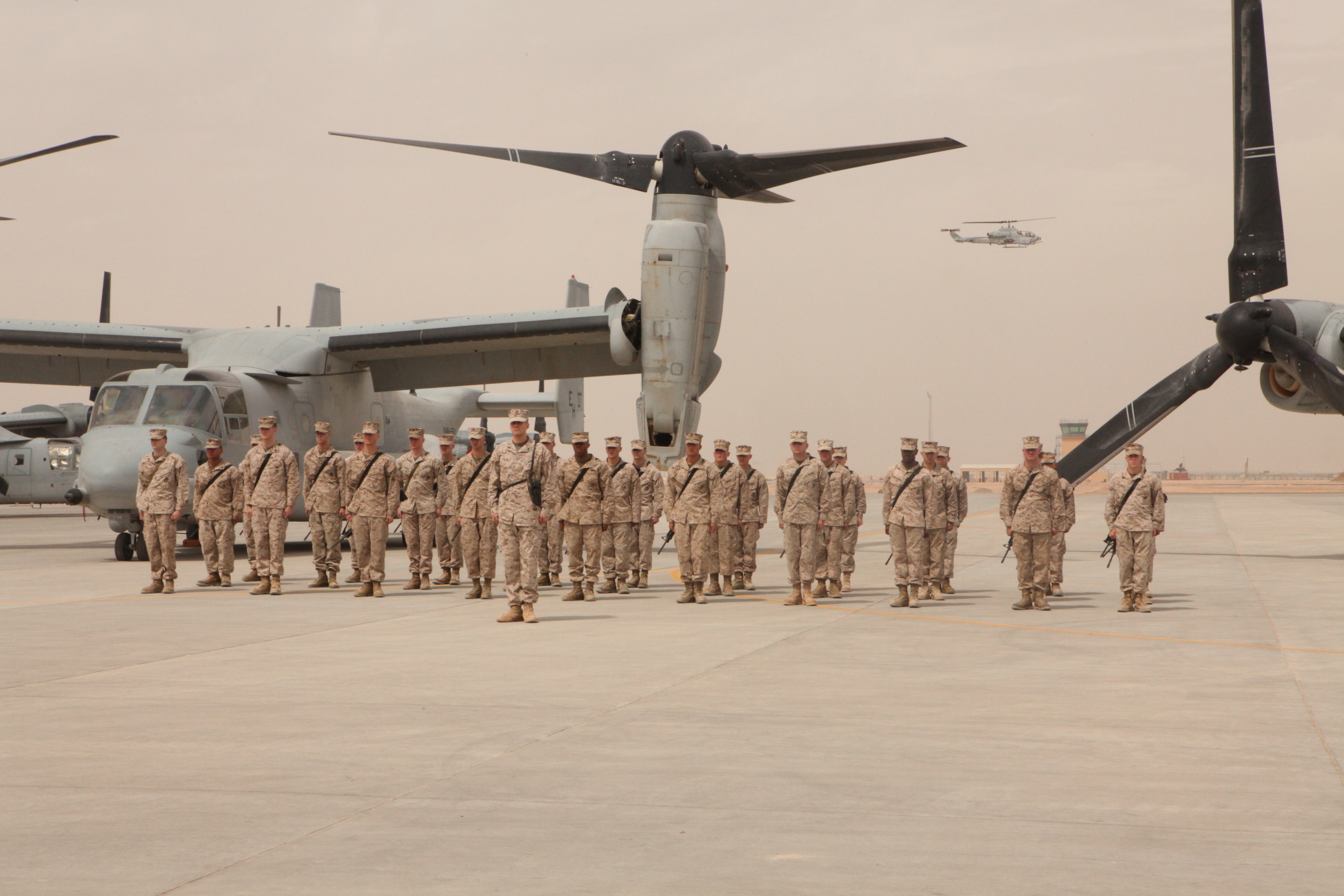 Marine Corps Osprey squadron welcomes new leader in Afghanistan ...