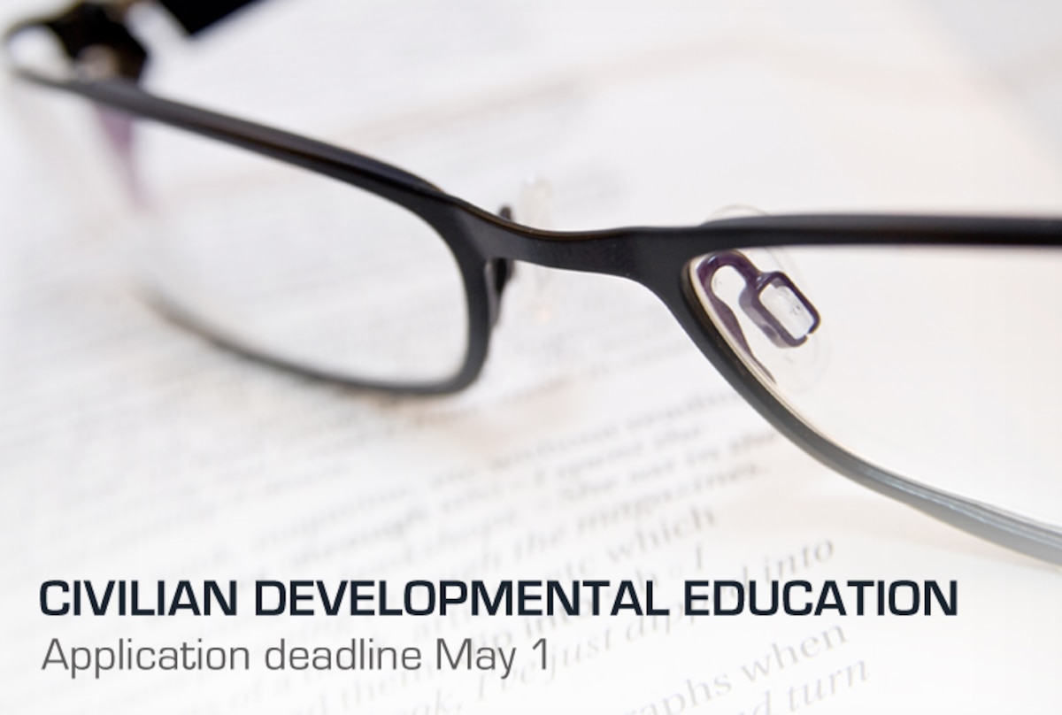 Civilian developmental education application deadline May 1 > Air Force > Article Display