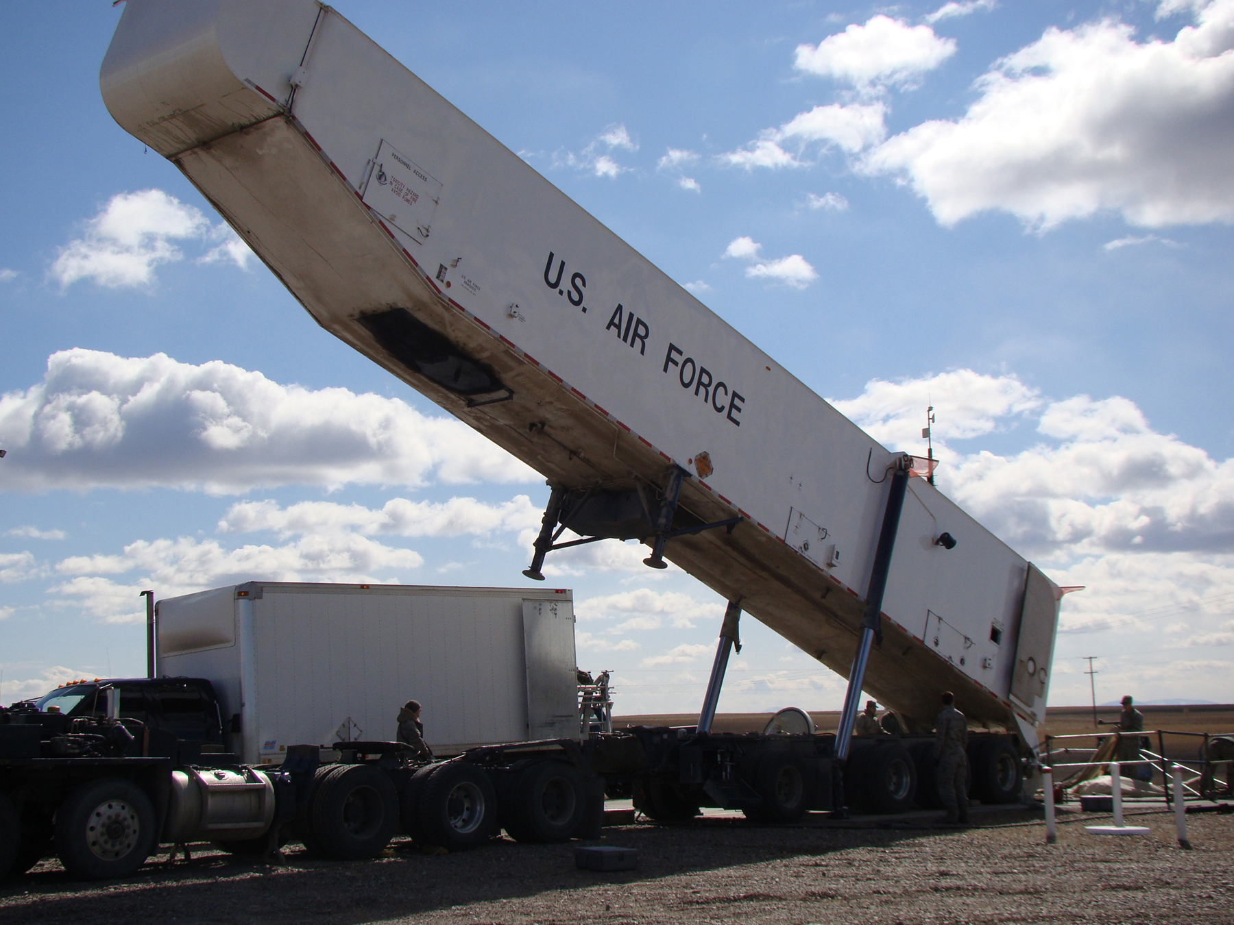 Maintenance Airmen install last 2020 replacement booster > Malmstrom ...