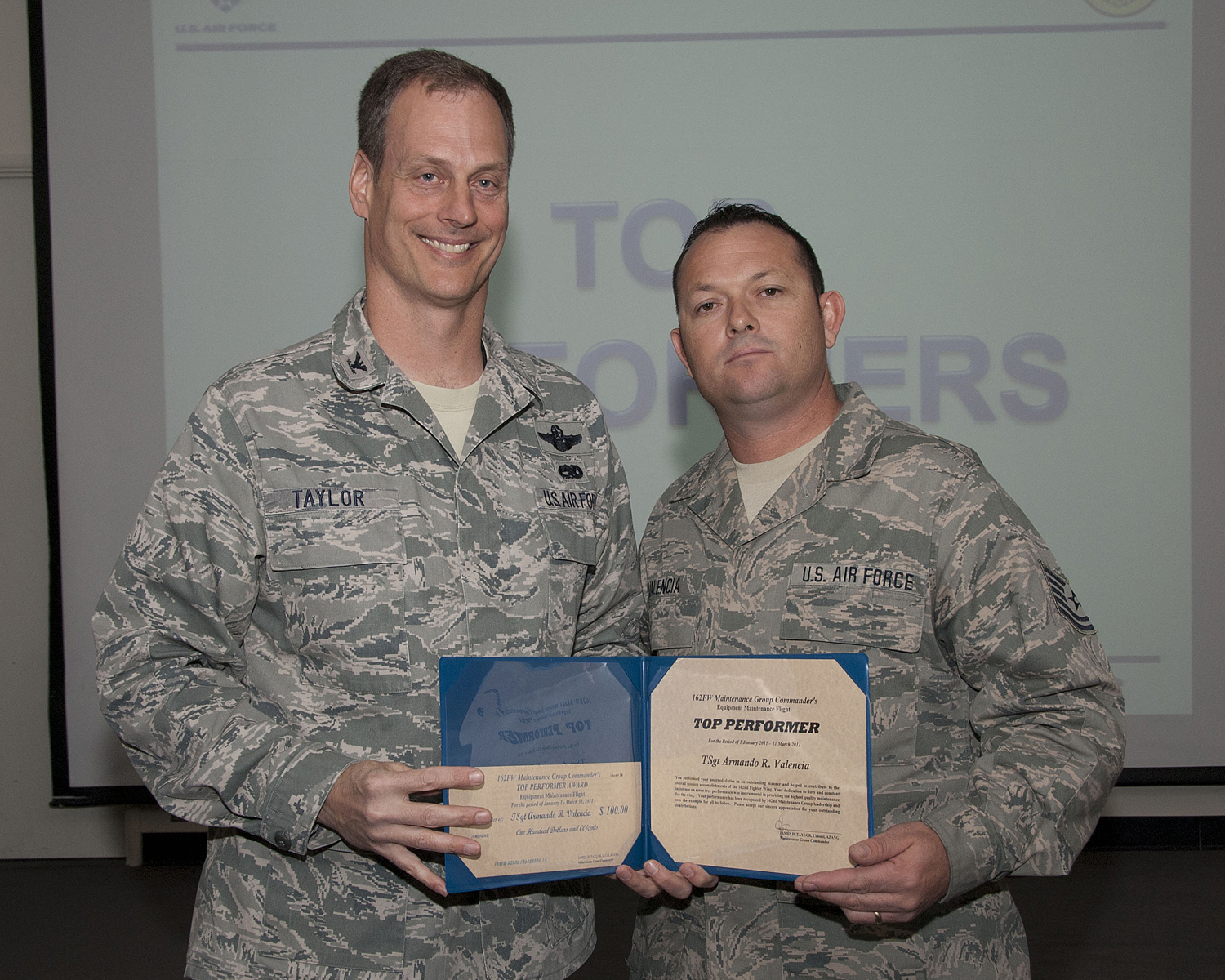 162FW Maintenance Top Performers 2nd Quarter > 162nd Wing > News