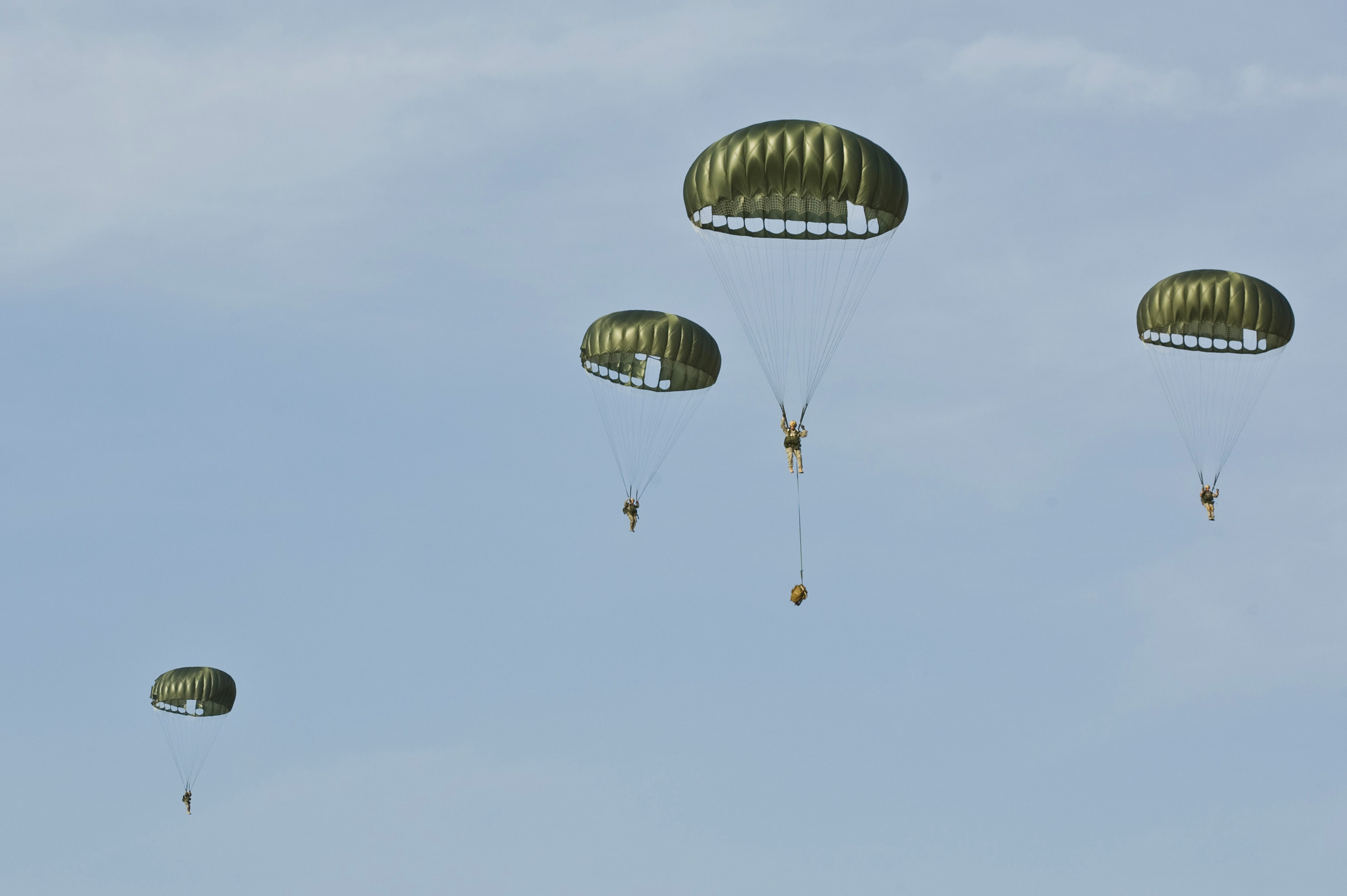 820th Airborne RED HORSE conduct air drop and sling load training on ...