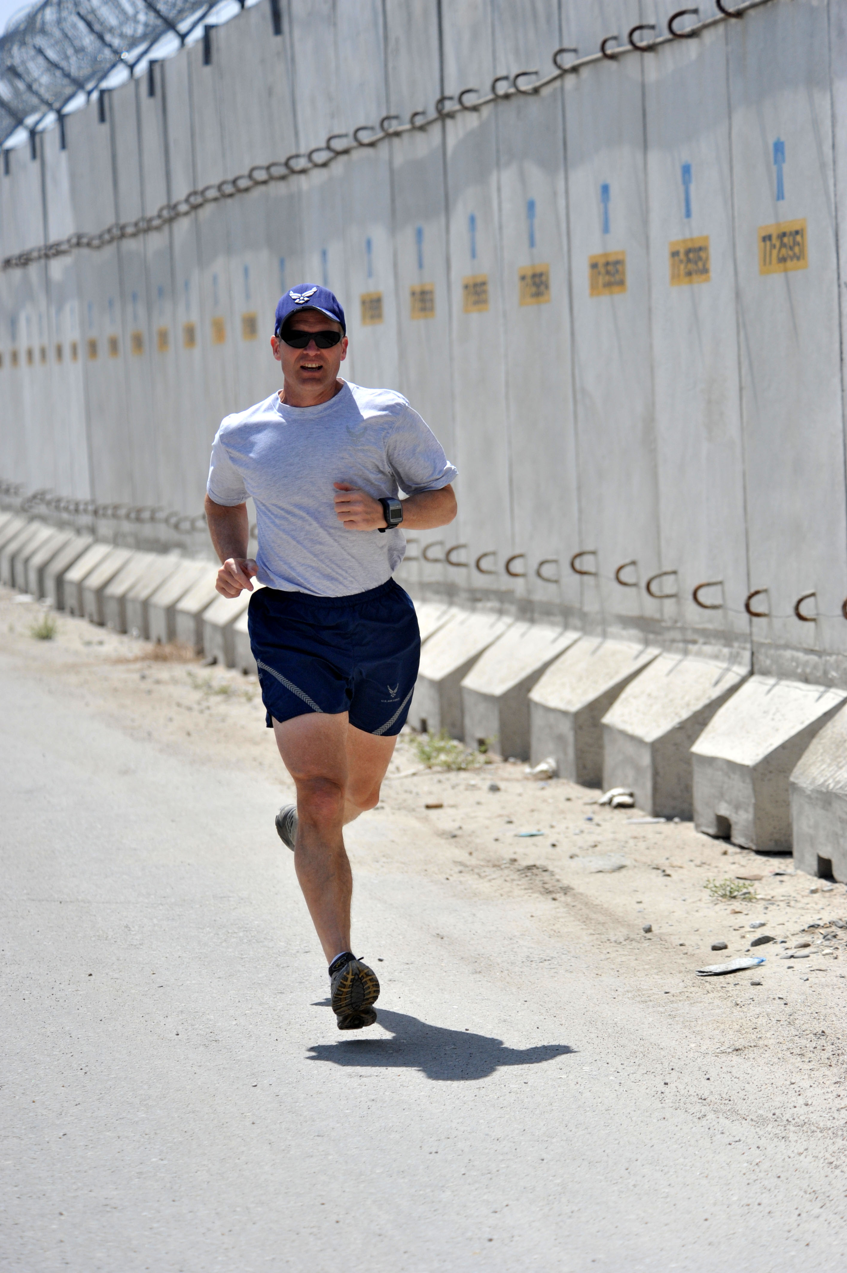 Air Force officer finds niche running halfway across the globe