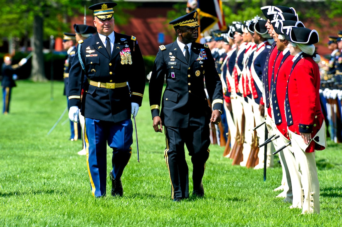 U.S. Army Gen. William E. "Kip" Ward, the first commander of U.S ...