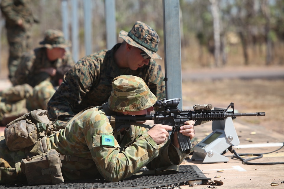 U.S. Marines and Aussie soldiers partner at Darwin training evolution ...