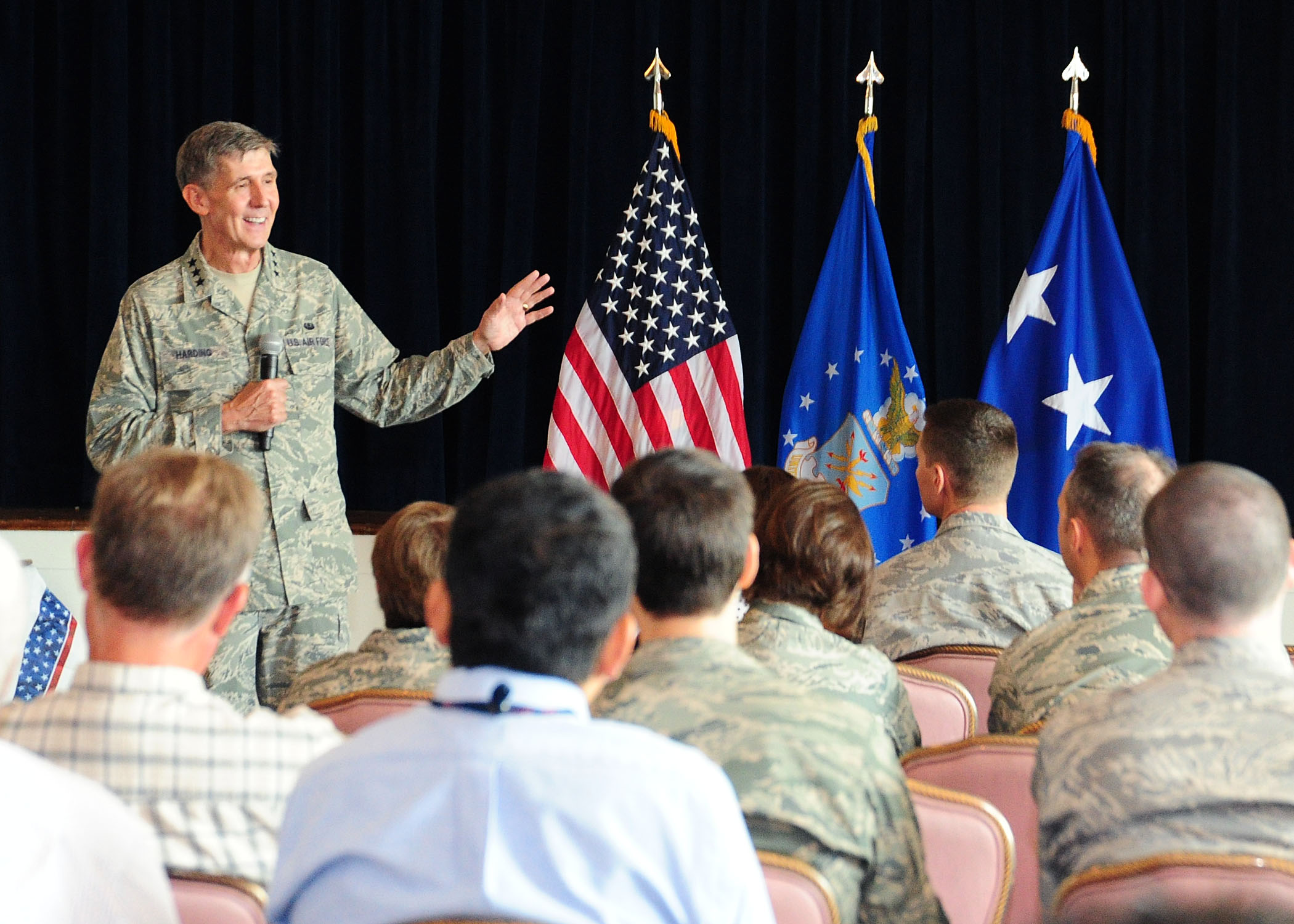 Air Force Judge Advocate General presents Air Force level award