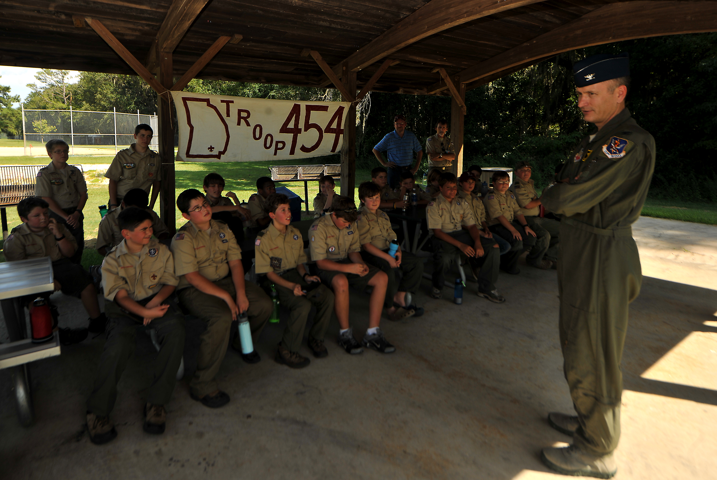 Boy Scouts team up with Airmen, earn aviation merit badge > Moody Air ...