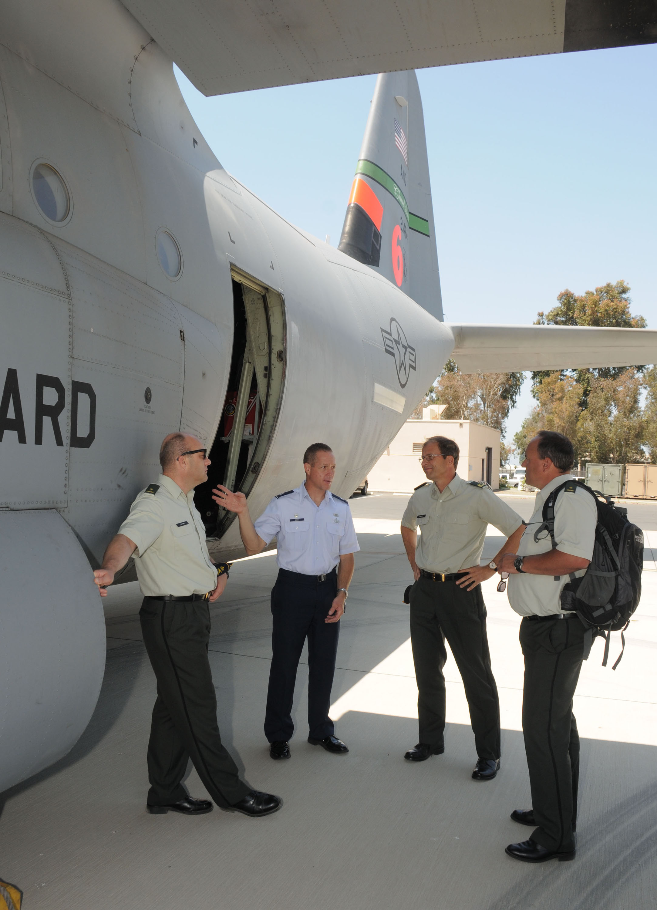 Royal Netherlands Army visits Channel Islands Air National Guard Station