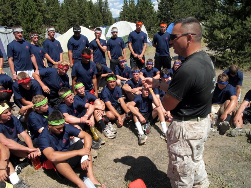 Marines, football team train in high altitude > Marine Corps Recruiting ...