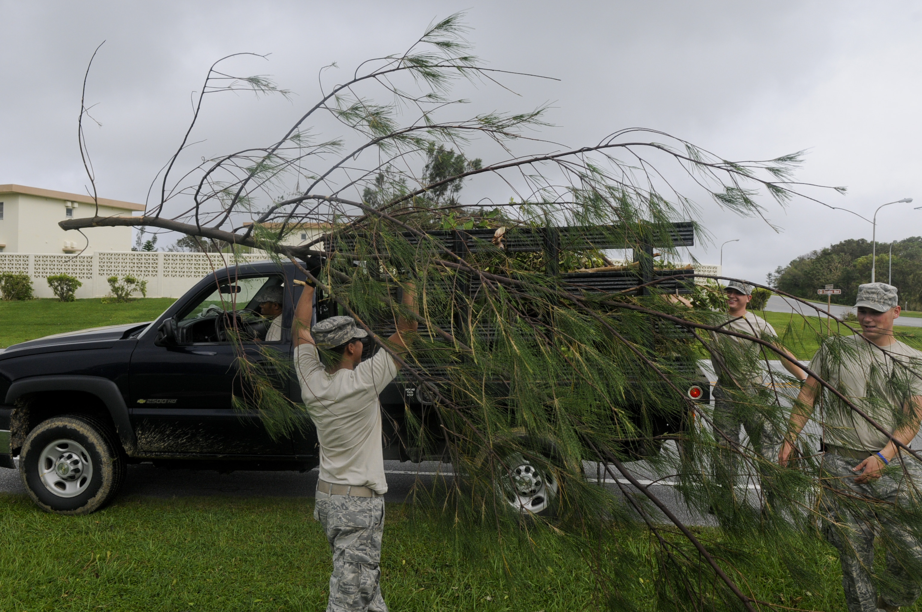 Kadena Airmen clean up after 60-hour typhoon > Air Force > Article Display